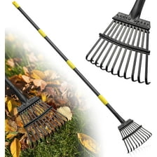 Flexrake 19" Steel Head Lawn Rake - Walmart.com
