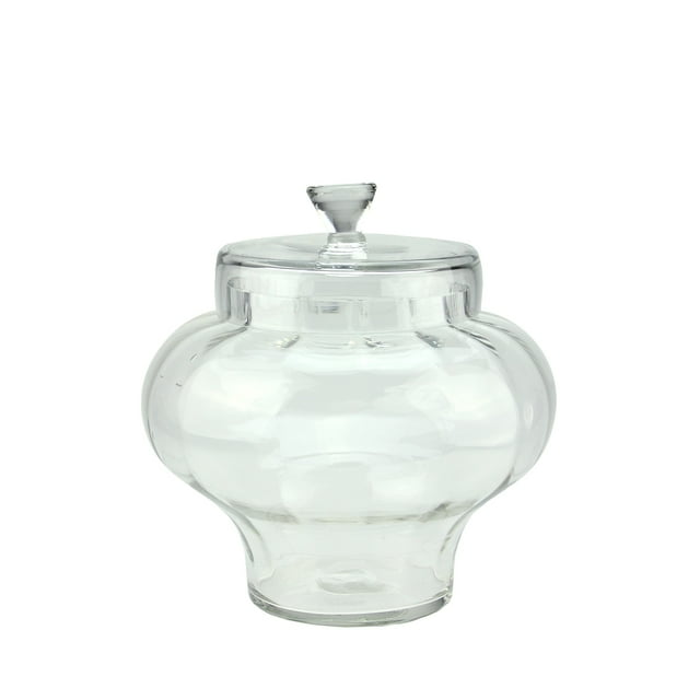 11" Transparent Segmented Glass Container with Lid - Walmart.com