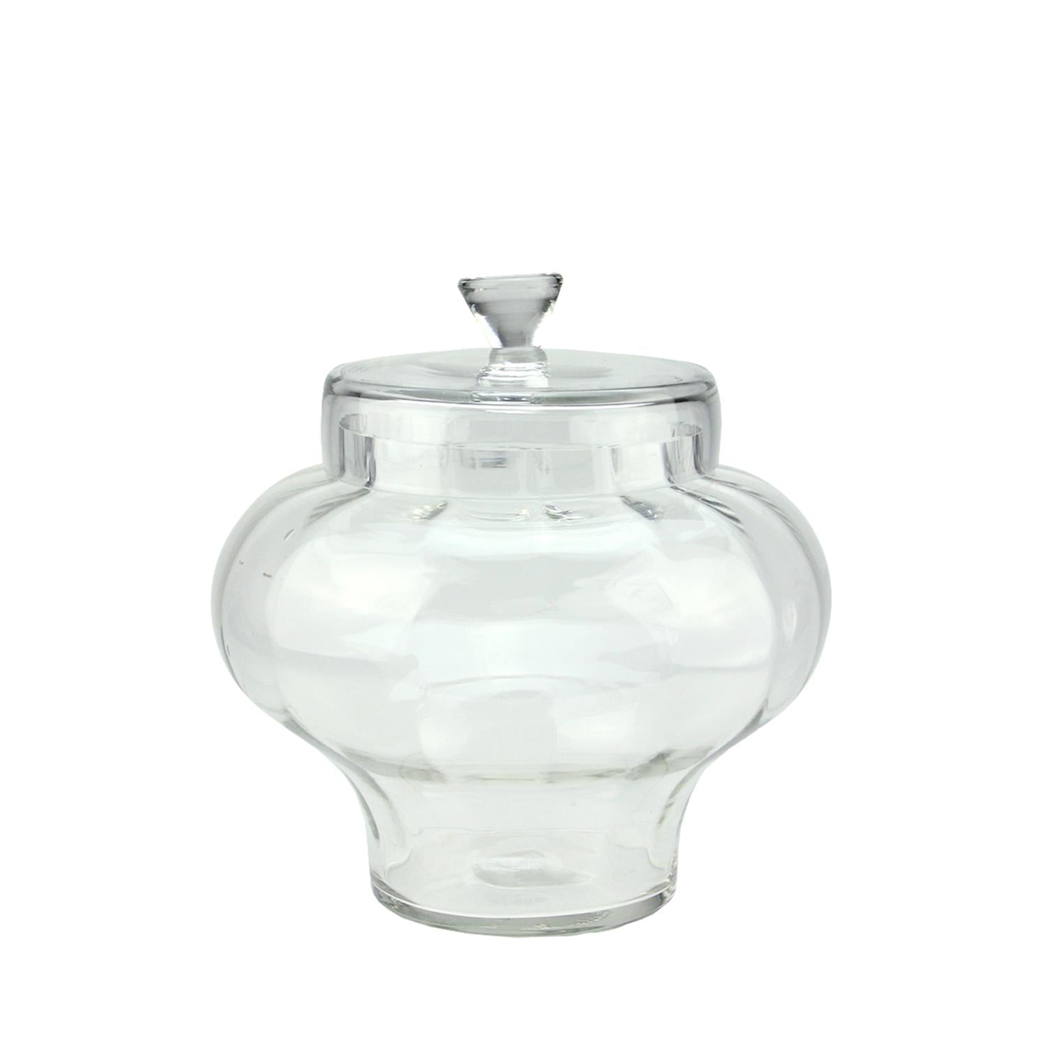 11" Transparent Segmented Glass Container with Lid - Walmart.com