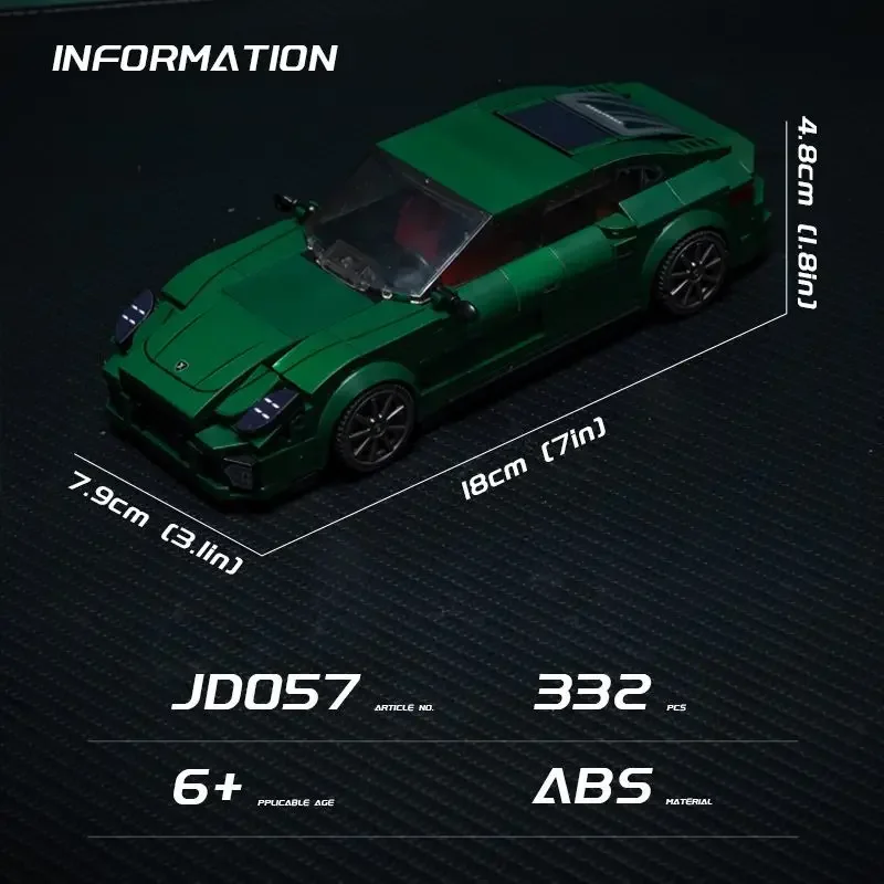 11 Types City Champions Car Hypercar Building Blocks MOC Construction ...