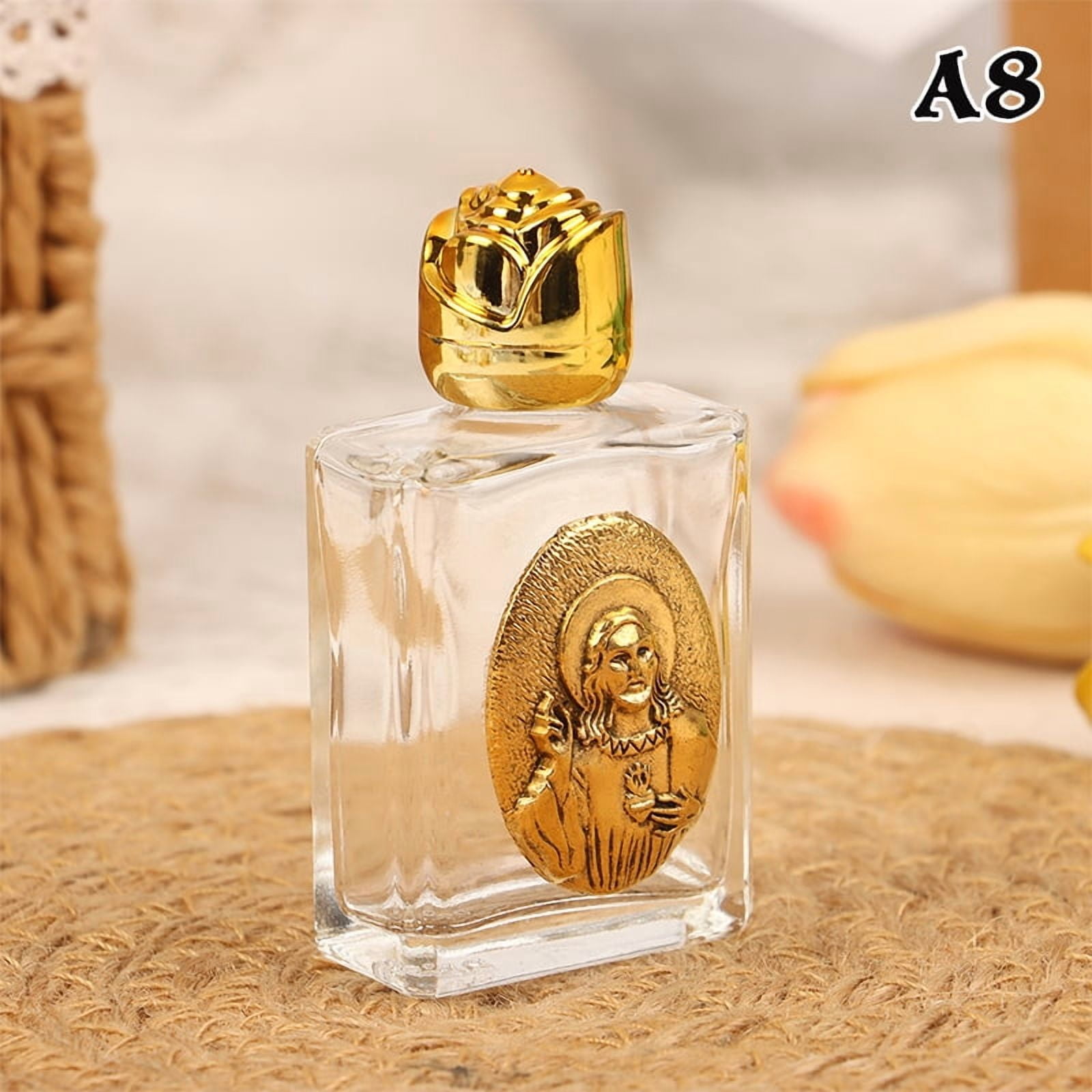 11 Types Of Glass Holy Water Jesus Bottle Religious Cross Bottle ...