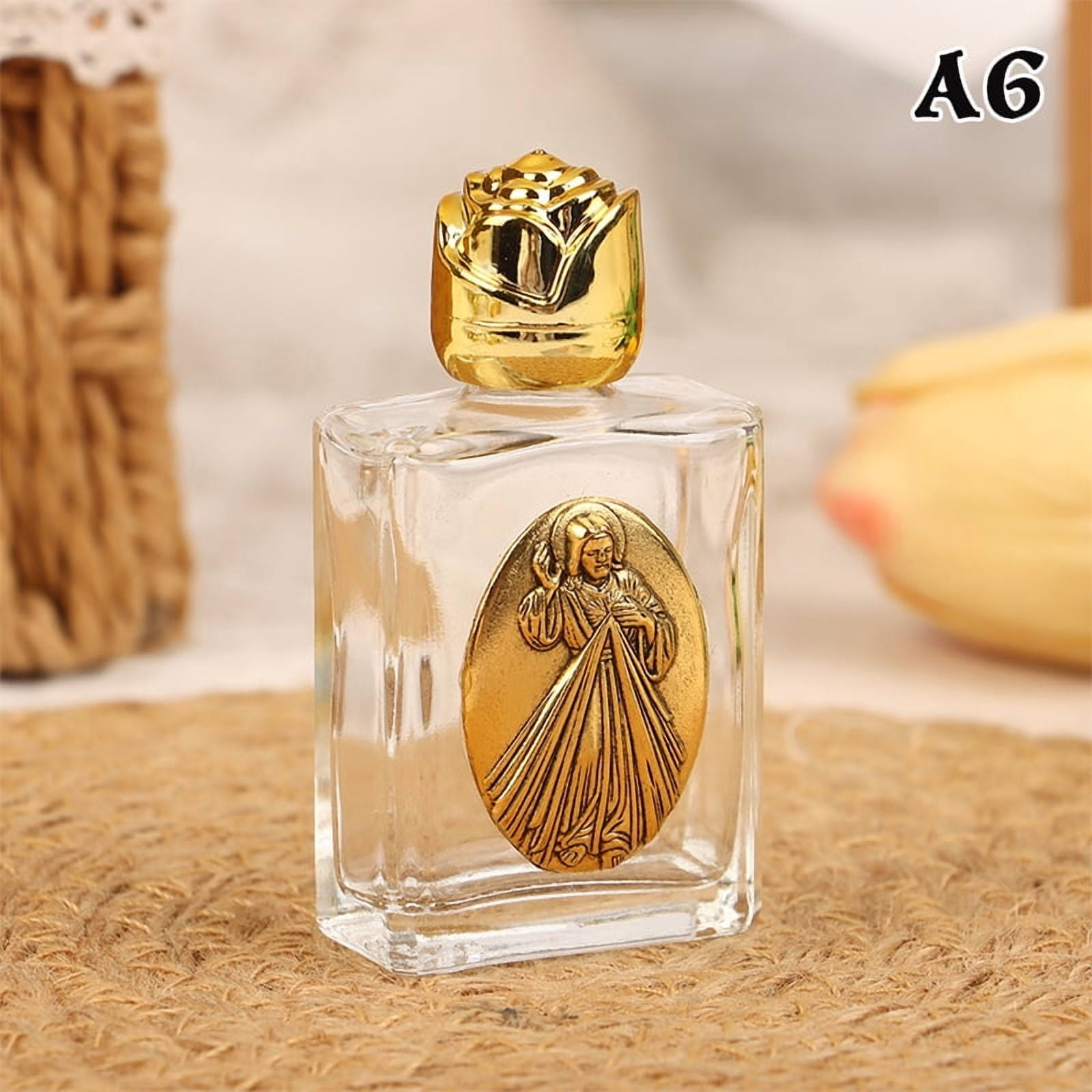 11 Types Of Glass Holy Water Jesus Bottle Religious Cross Bottle ...
