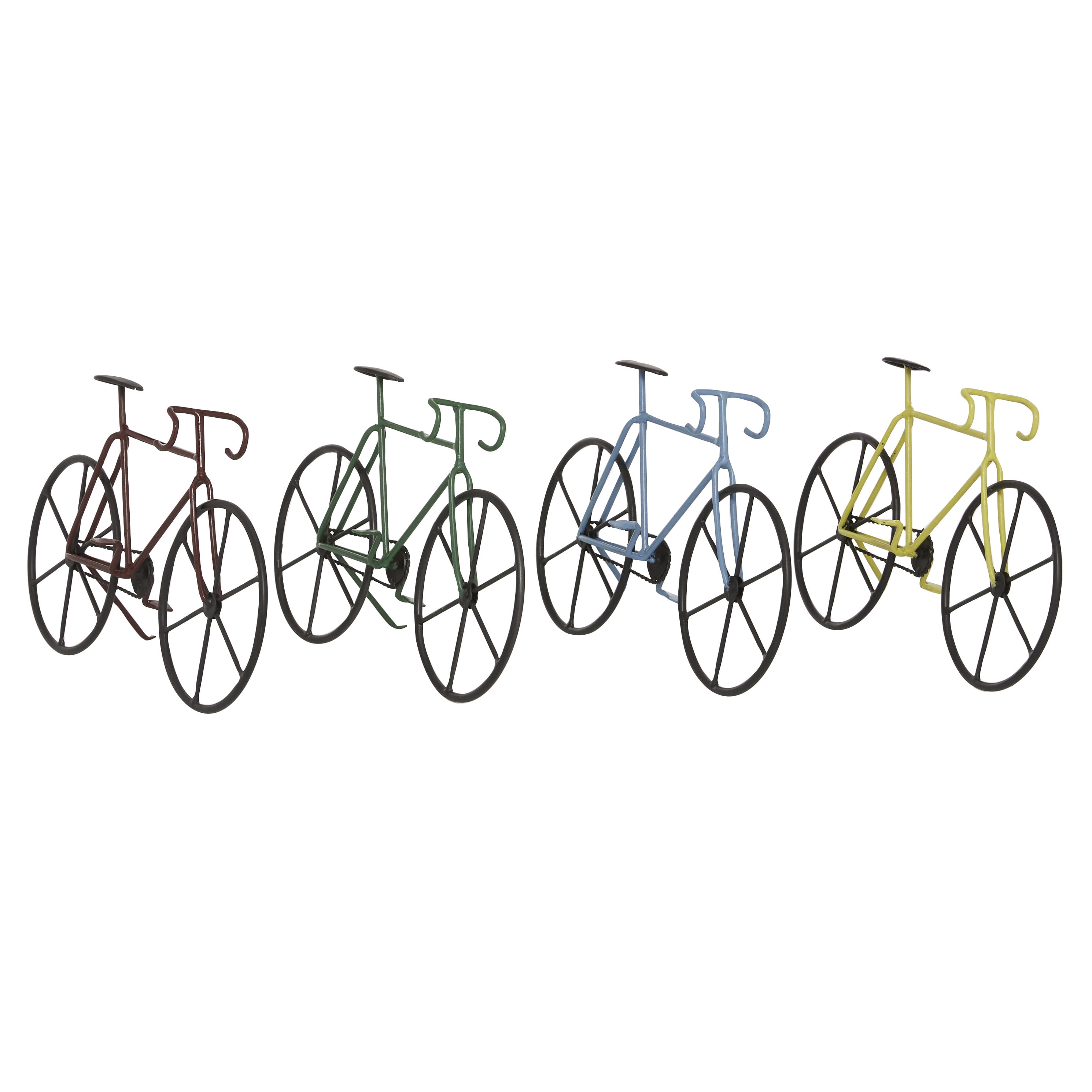 Free Shipping! DecMode 11W 6H Multi Colored Metal Handmade Bike ...