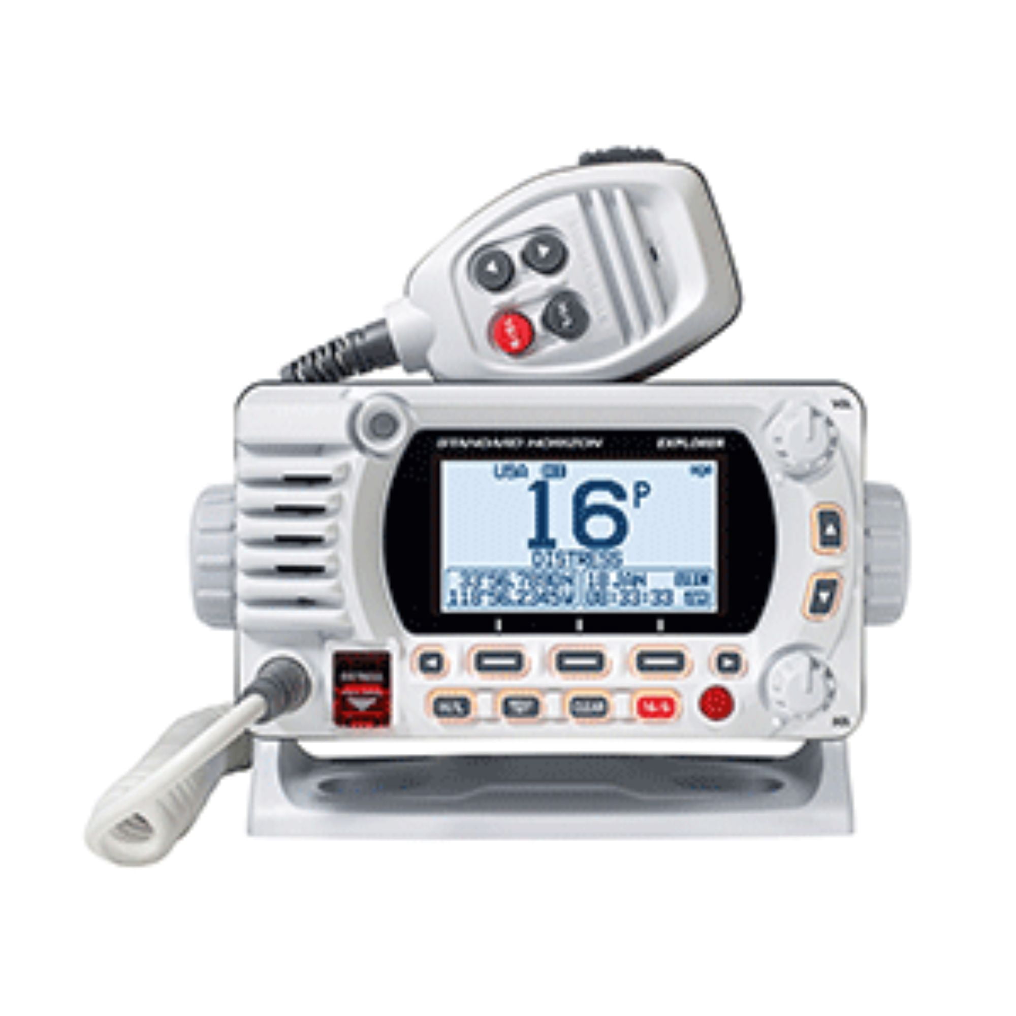11" White Standard Horizon GX1850G GPS with Fixed Mount - Walmart.com