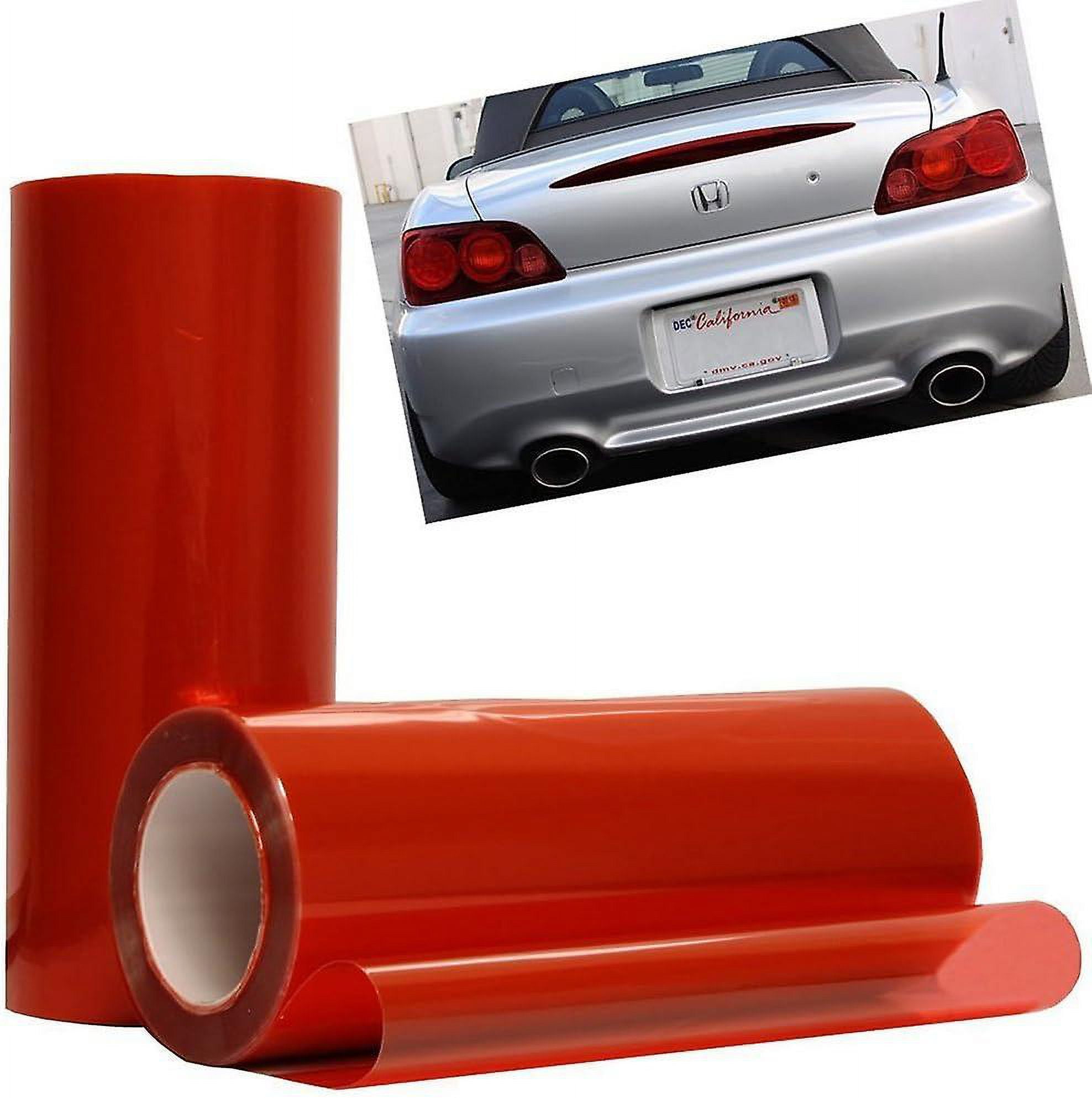 11 X 39 Inches Self Adhesive Headlight, Tail Lights, Fog Lights Tint ...