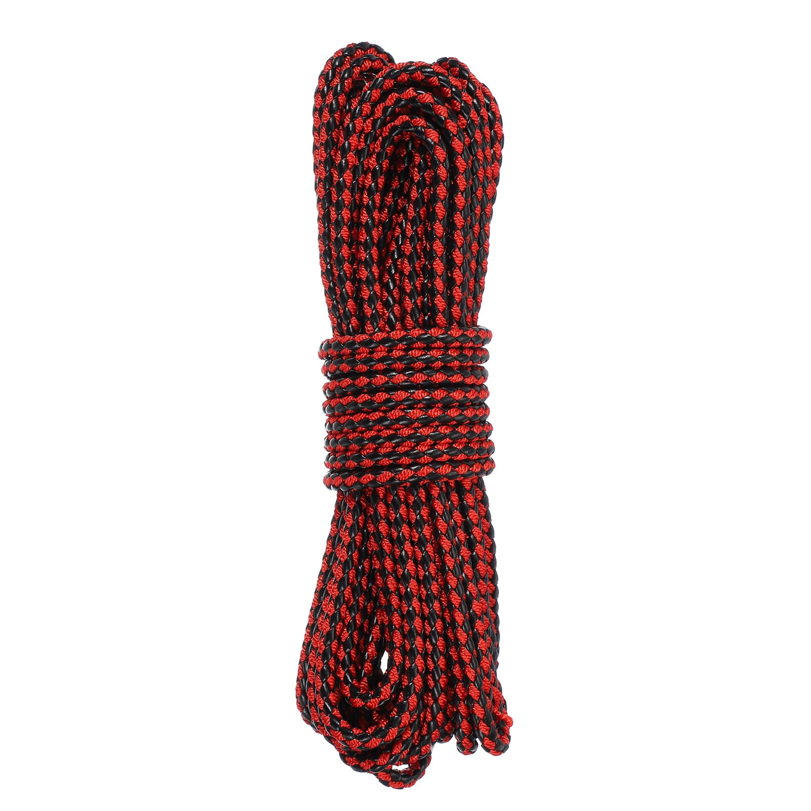 11 Yard Leather Cord, 5.5mm Round Braided Leather Strips Rope Folded ...