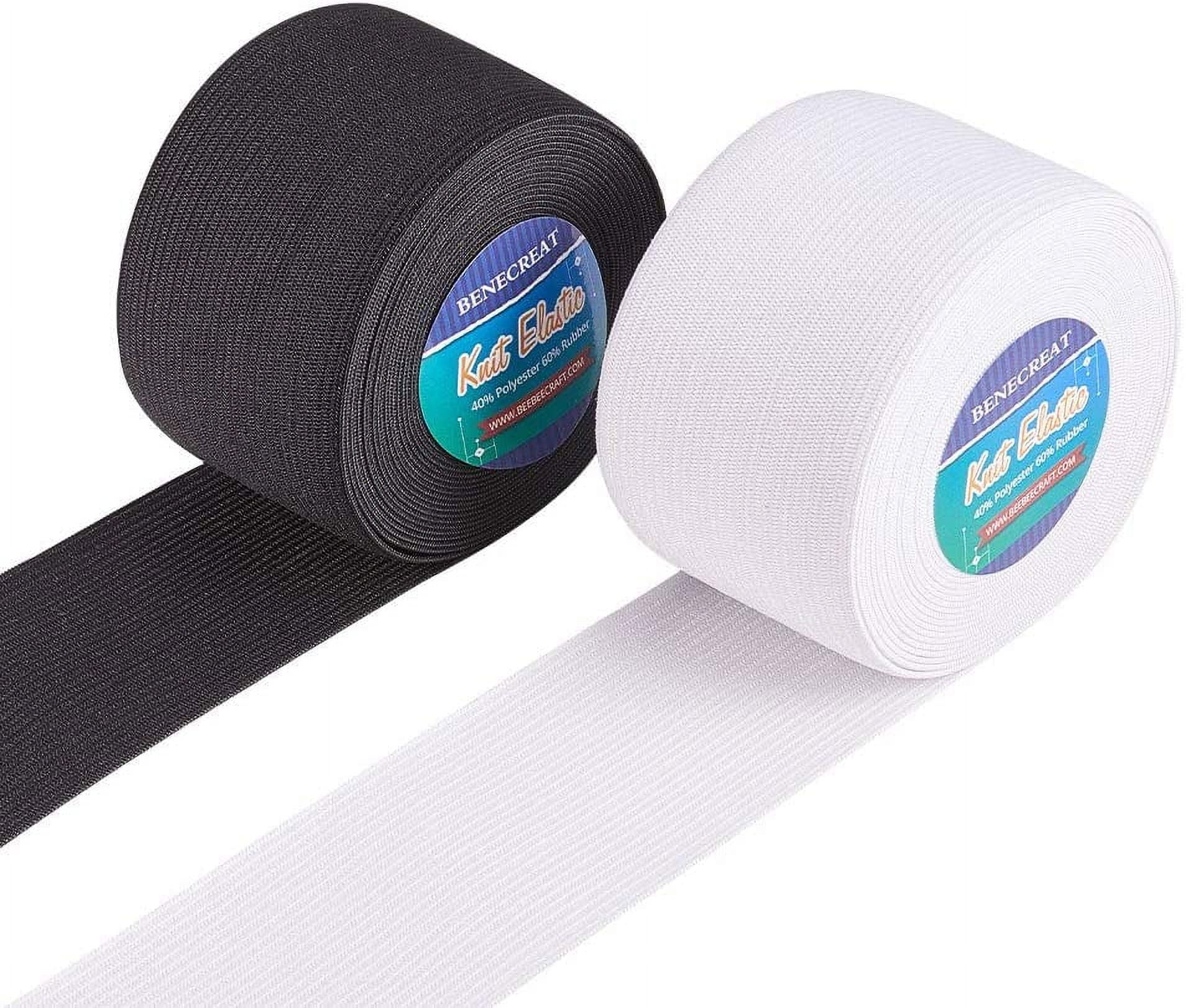 11 Yards 2" Wide Heavy Stretch Elastic Band High Elasticity Knit for ...