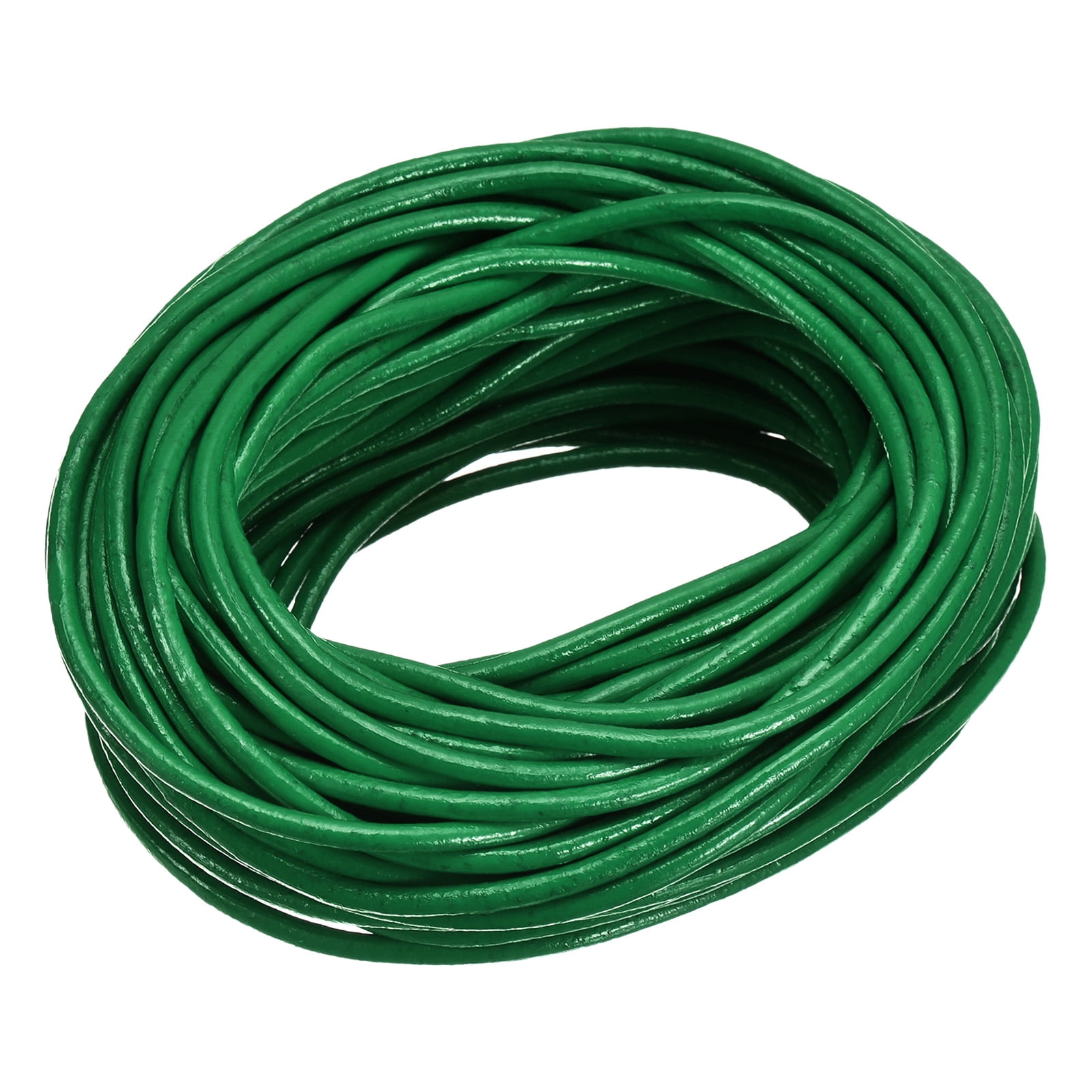 11 Yards 2mm Round Leather Cord Lacing Strings for DIY Crafts Dark ...