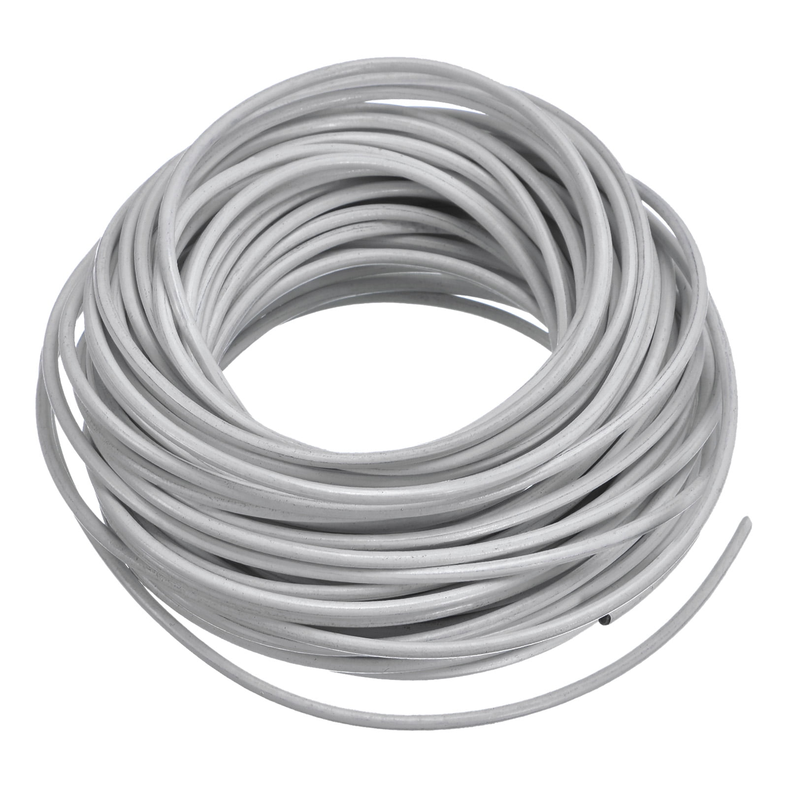 11 Yards 2mm Round Leather Cord Lacing Strings for DIY Crafts Grey ...