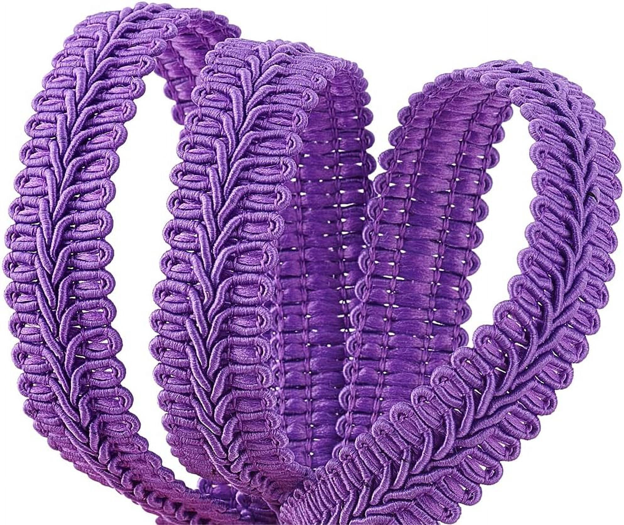 11 Yards 5 8 Purple Braid Trim Polyester Woven Braid Trim Centipede ...