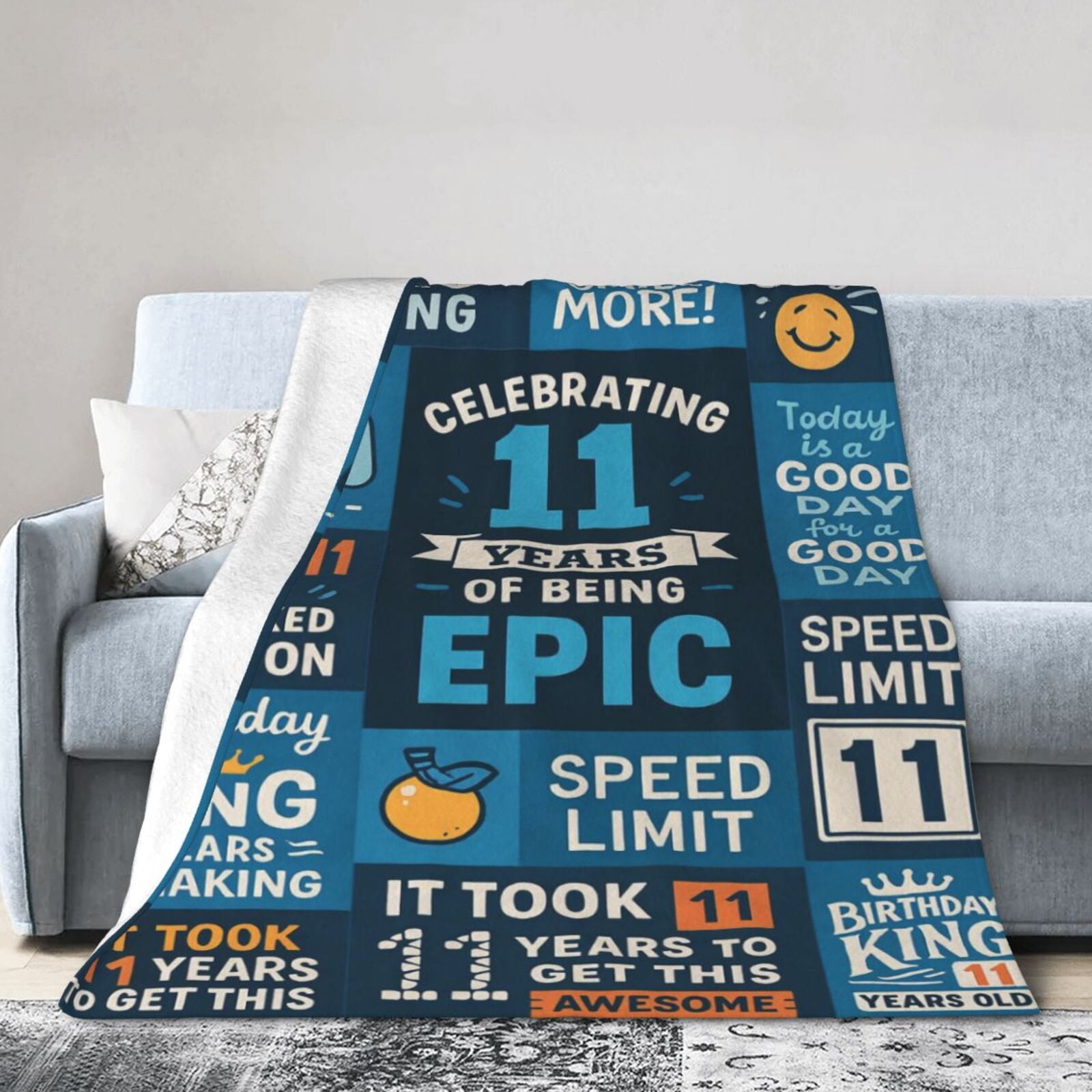 11 Year Old Boy Gifts Blanket , Birthday Gift for 11 Year Old Boy, 11th ...
