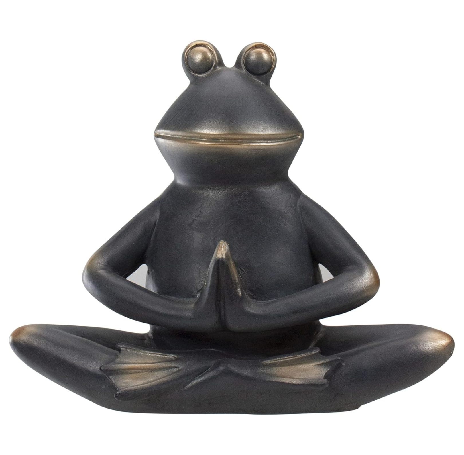 11" Yoga Frog in Sukhasana Position Outdoor Garden Statue - Walmart.com