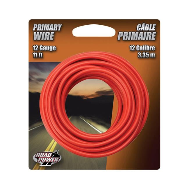 11 ft. 12 Gauge Red Primary Wire - Walmart.com