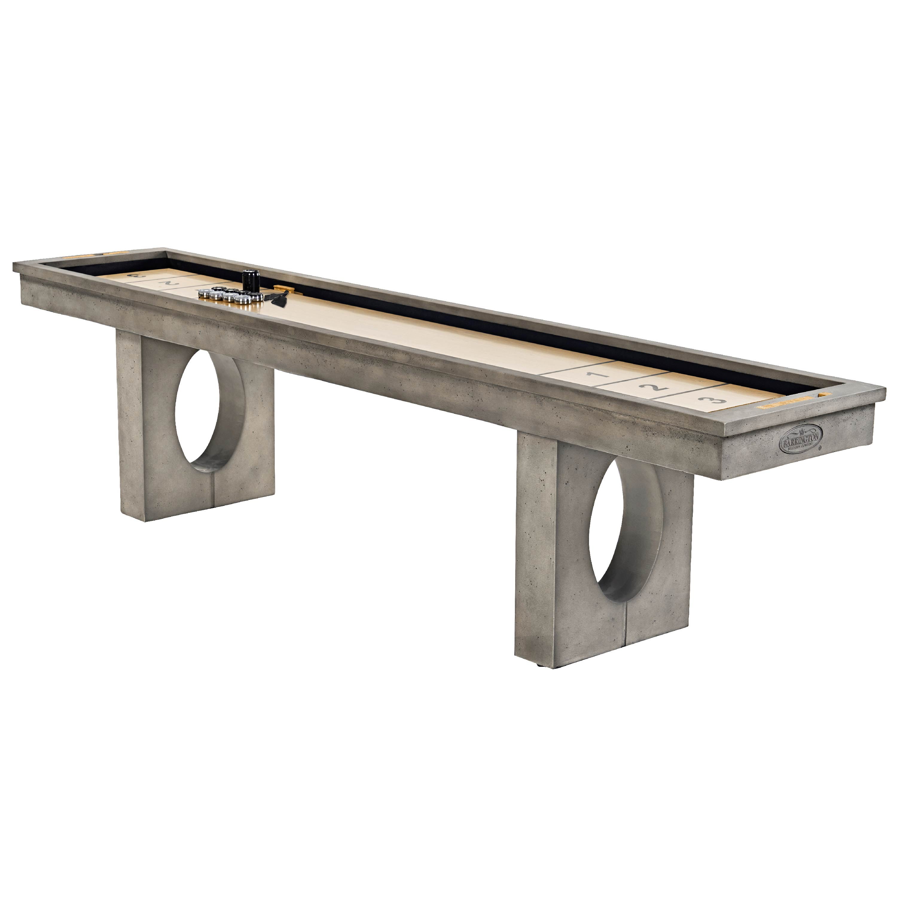 Aurora 11 ft Outdoor Shuffleboard, MgO Concrete with Steel Frame, All ...