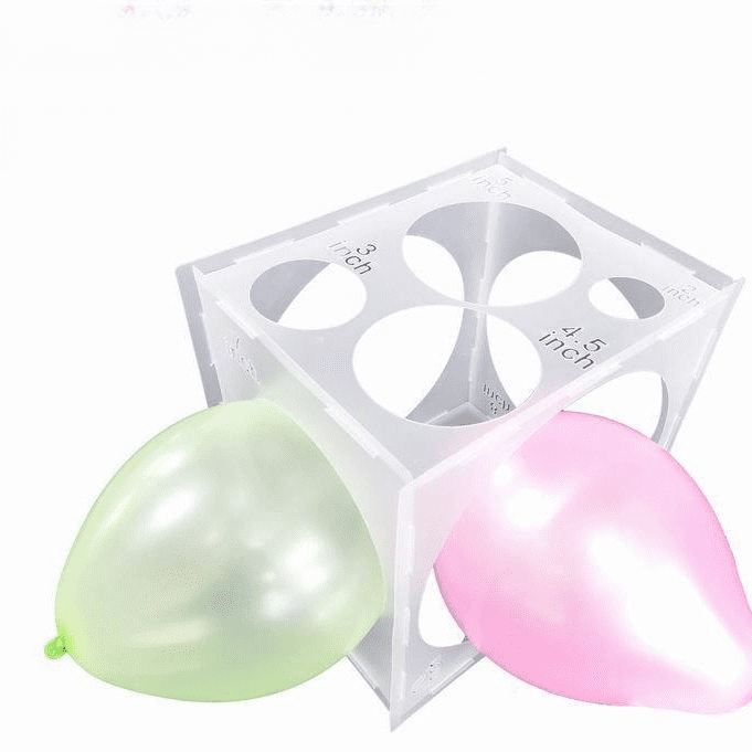 11 hole birthday wedding balloon size measuring box birthday party ...