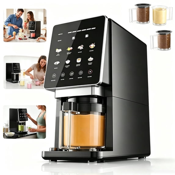 11-in-1 Electric Ice Cream Maker with 8 programs, mixes and churns ...