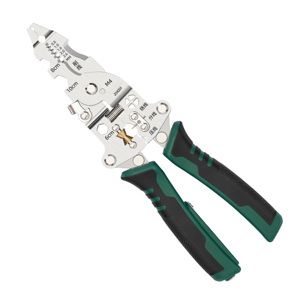 11-in-1 Electrician Pliers with Tester, Crimper & Wire Stripper for ...