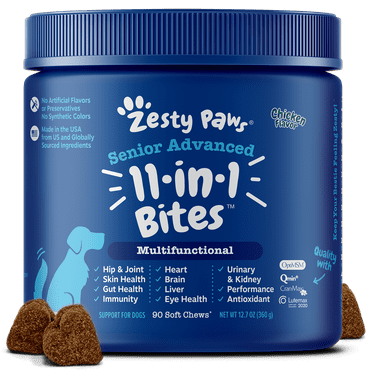 Pet MD - Canine Tabs Plus 365 Count - Advanced Multivitamins for Dogs ...