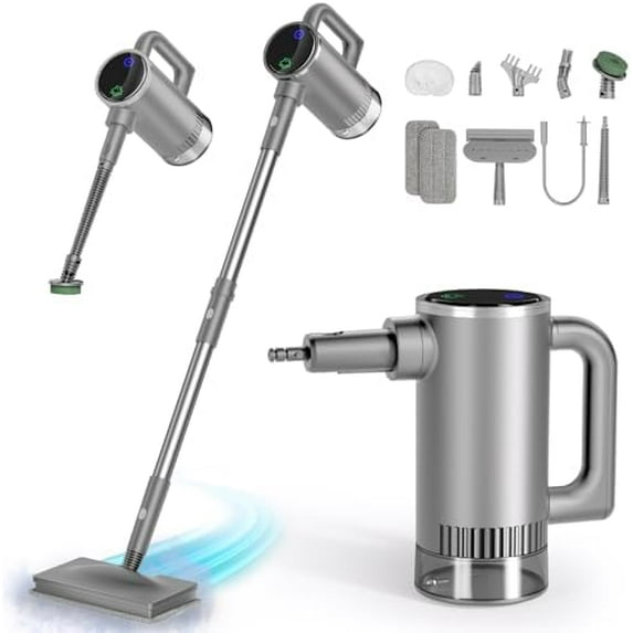 11-in-1 Steam Mop - Detachable Handheld Steam Cleaner with 380mL Tank ...