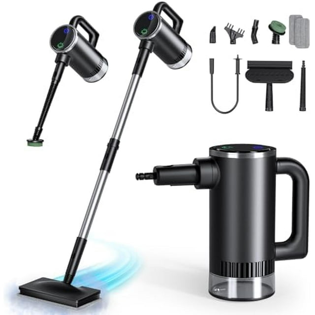 11-in-1 Steam Mop - Detachable Handheld Steam Cleaner with 380mL Tank ...