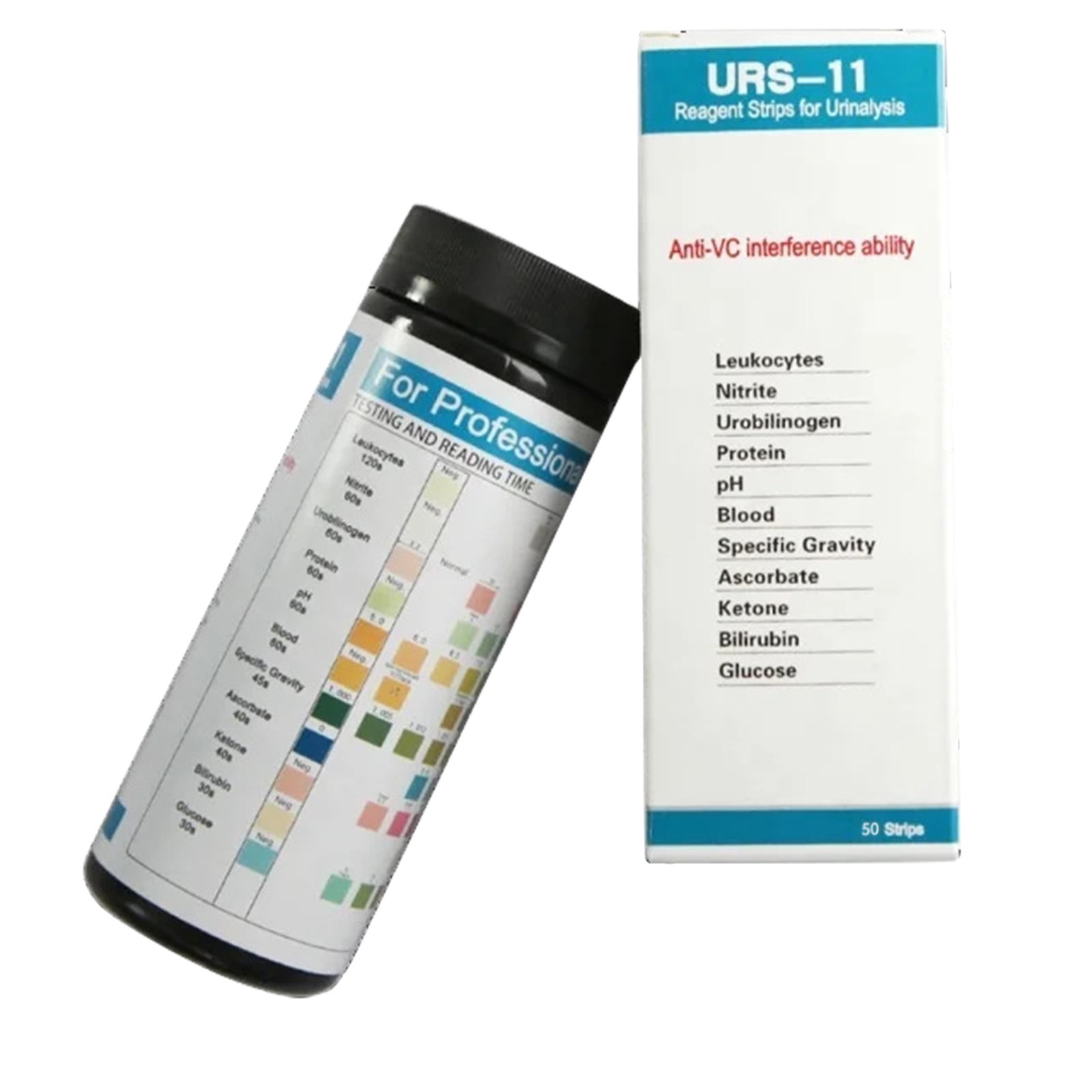 11-in-1 UTI Test Strips, 50ct Full Panel Urinary Tract Infection Test ...
