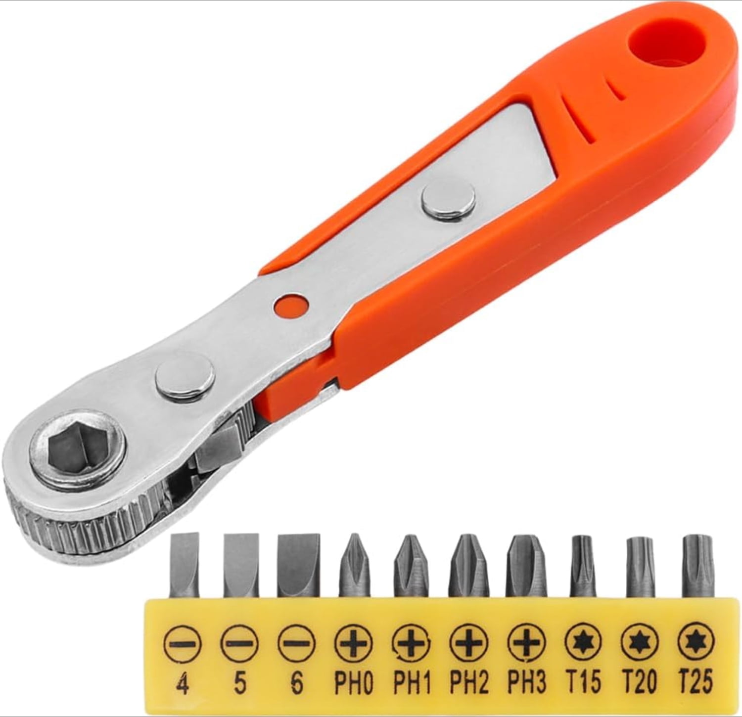 11 in1 Mini Ratchet Wrench Set – 90° Right Angle Magnetic Screwdriver ...