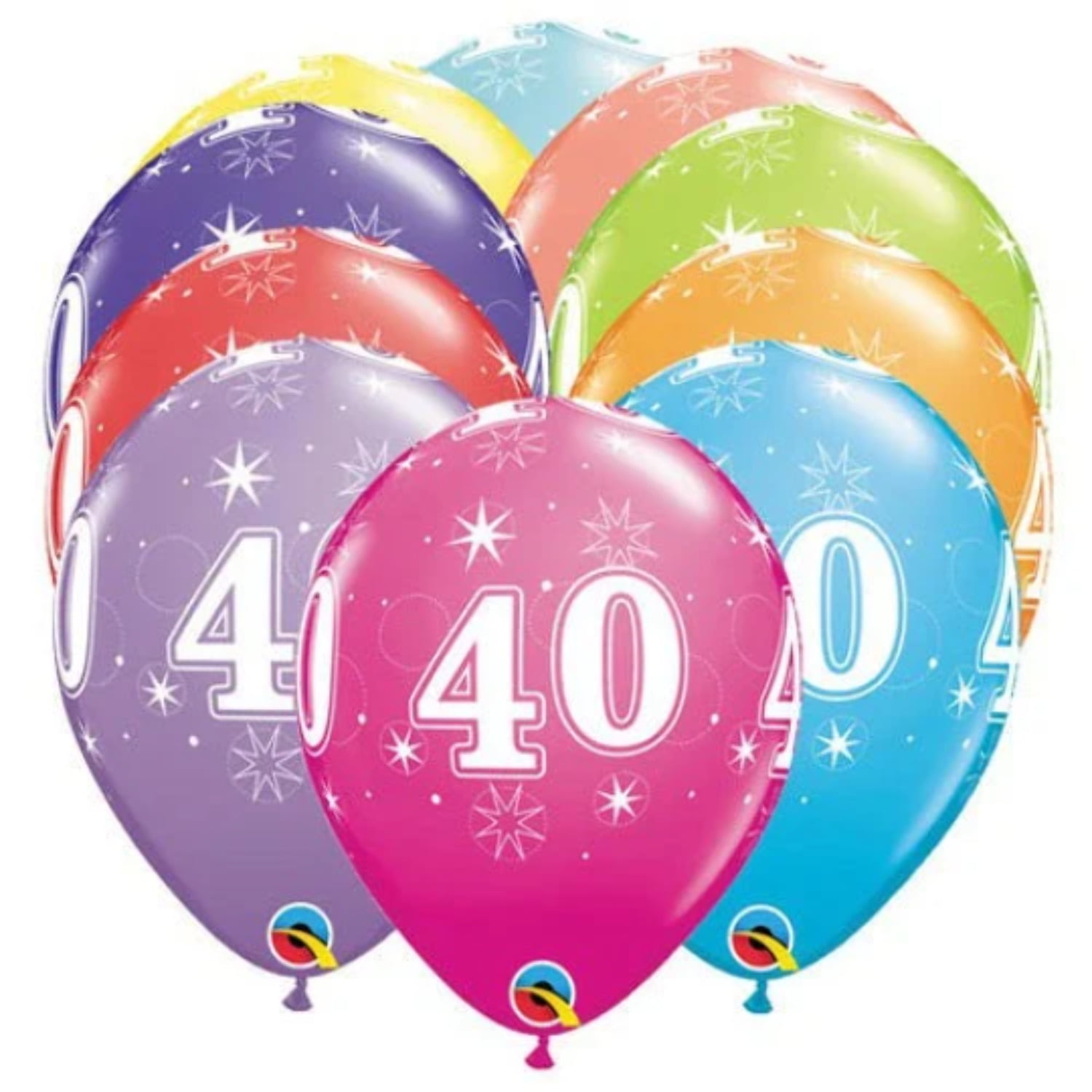 11 inch 40-A-ROUND (6 PK) Qualatex Latex Balloons • Party Supplies ...