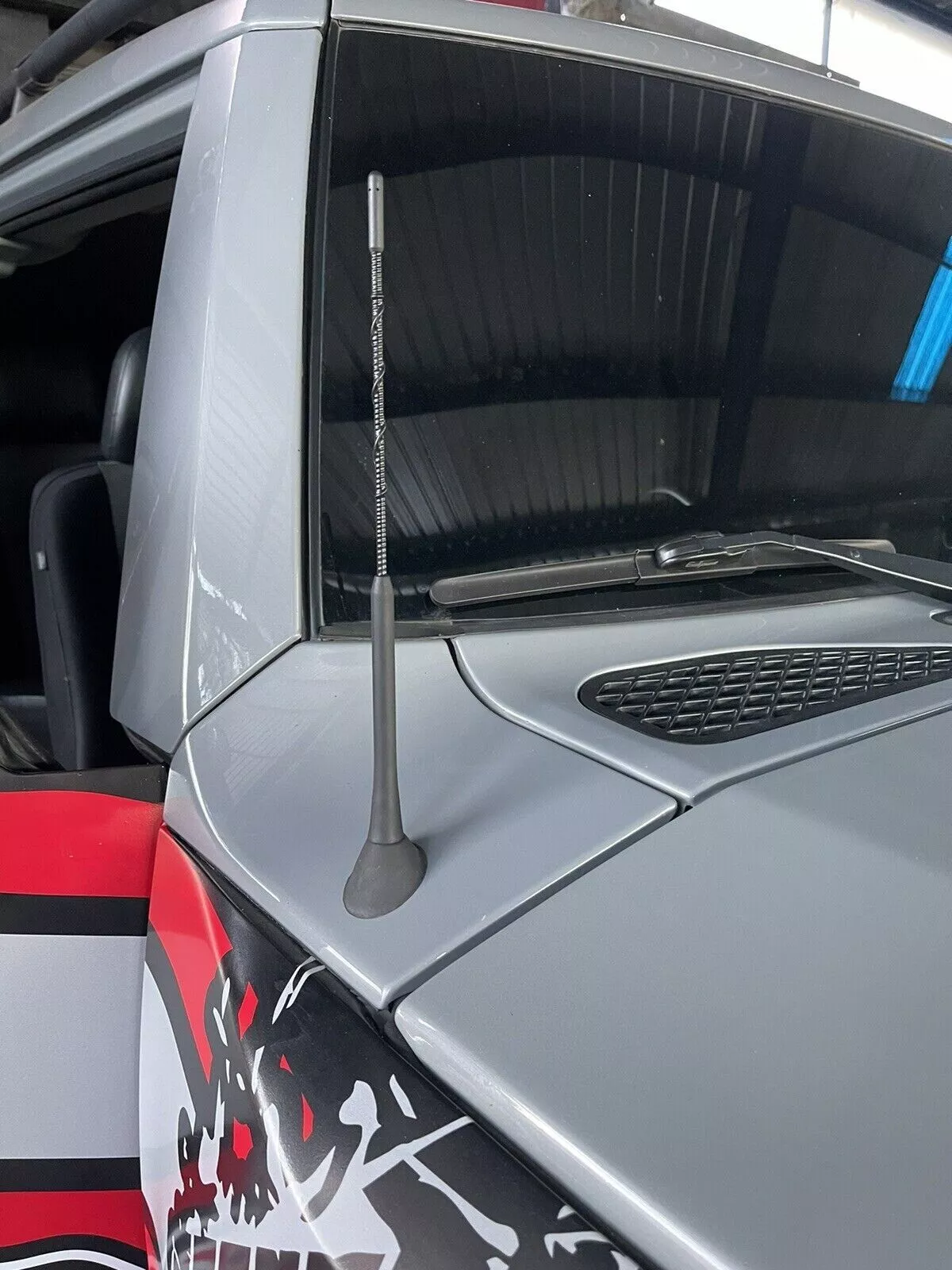 11" inch Antenna Mast Black Power Rod Radio AM/FM for TOYOTA FJ CRUISER ...