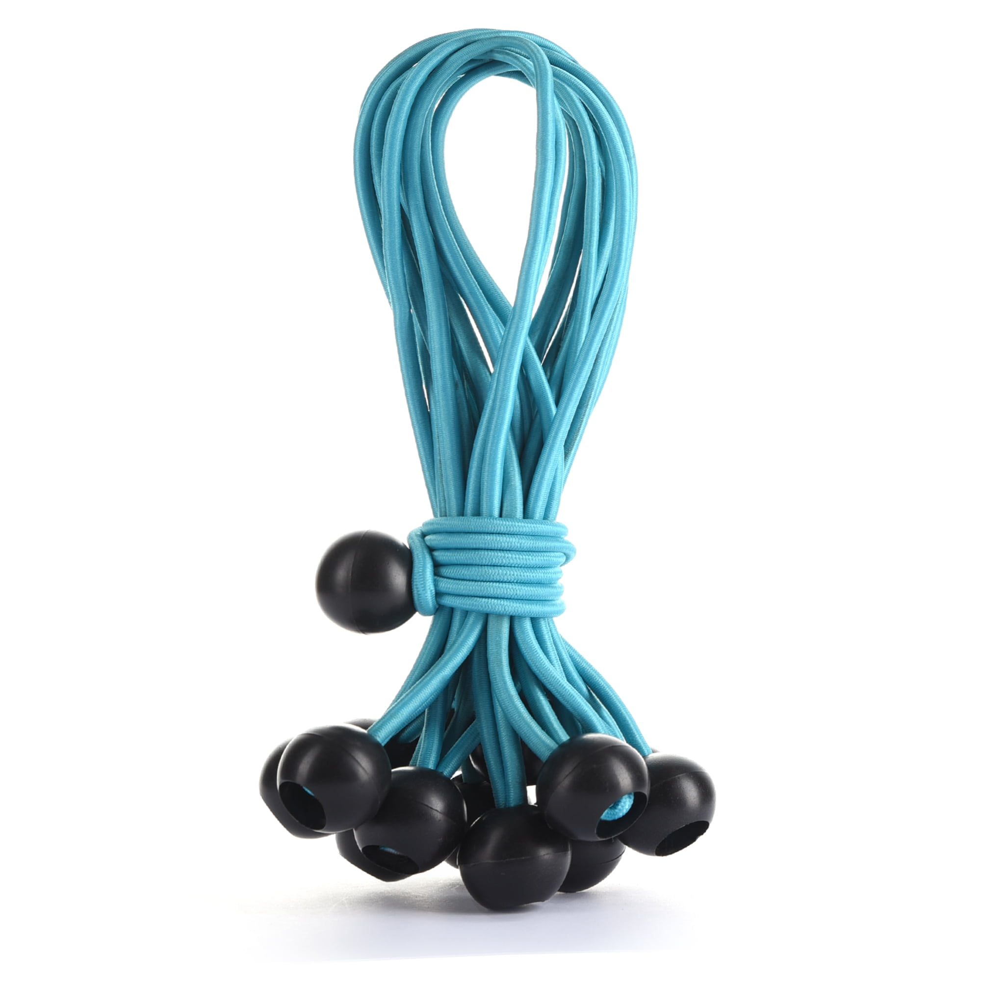 11 inch Heavy Duty Ball Bungee Cords, 15 Pack - Adjustable Rubber Tie ...
