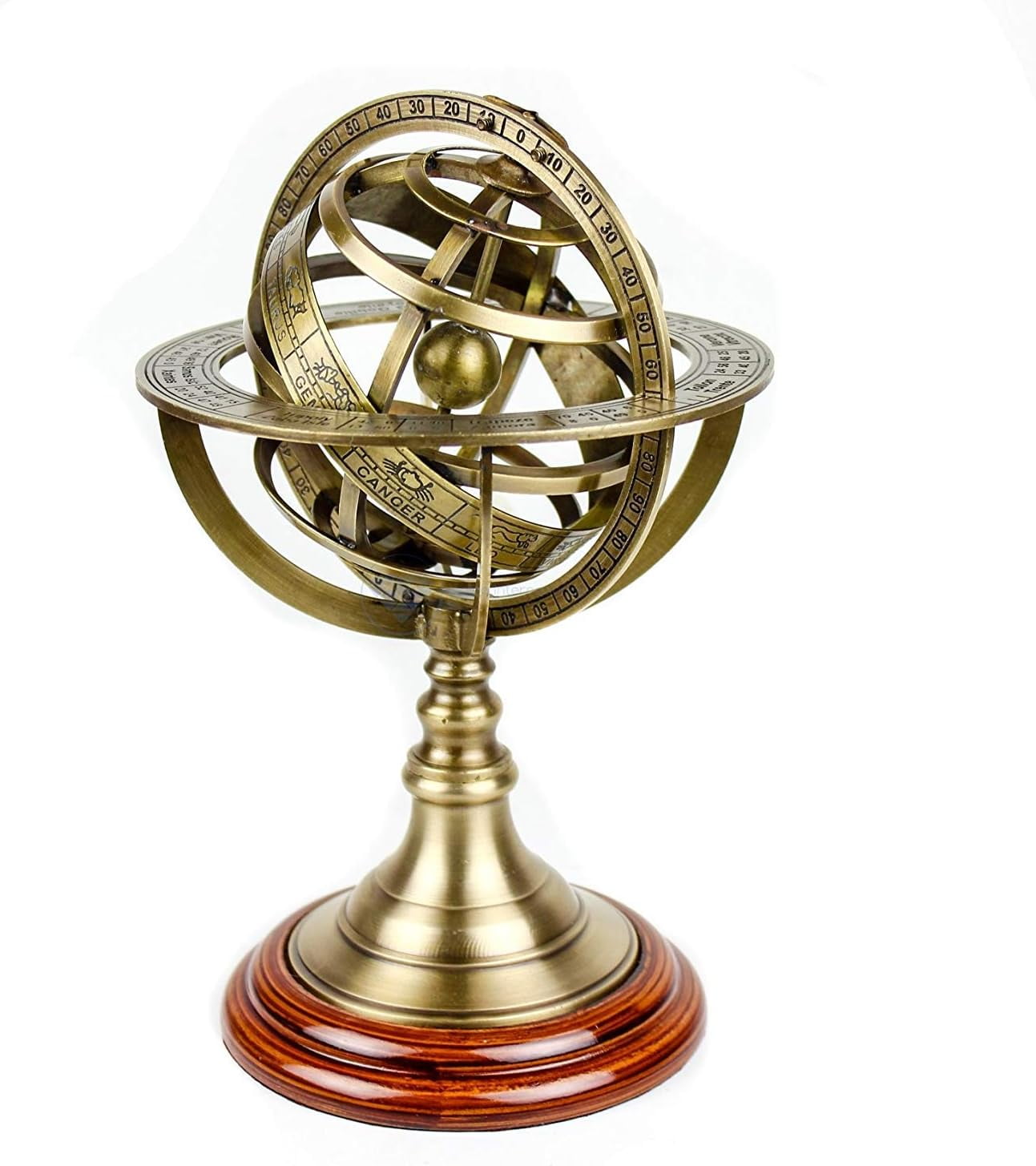 11 inch Nautical Brass Armillary Astrolabe Sphere Celestial Collectible ...