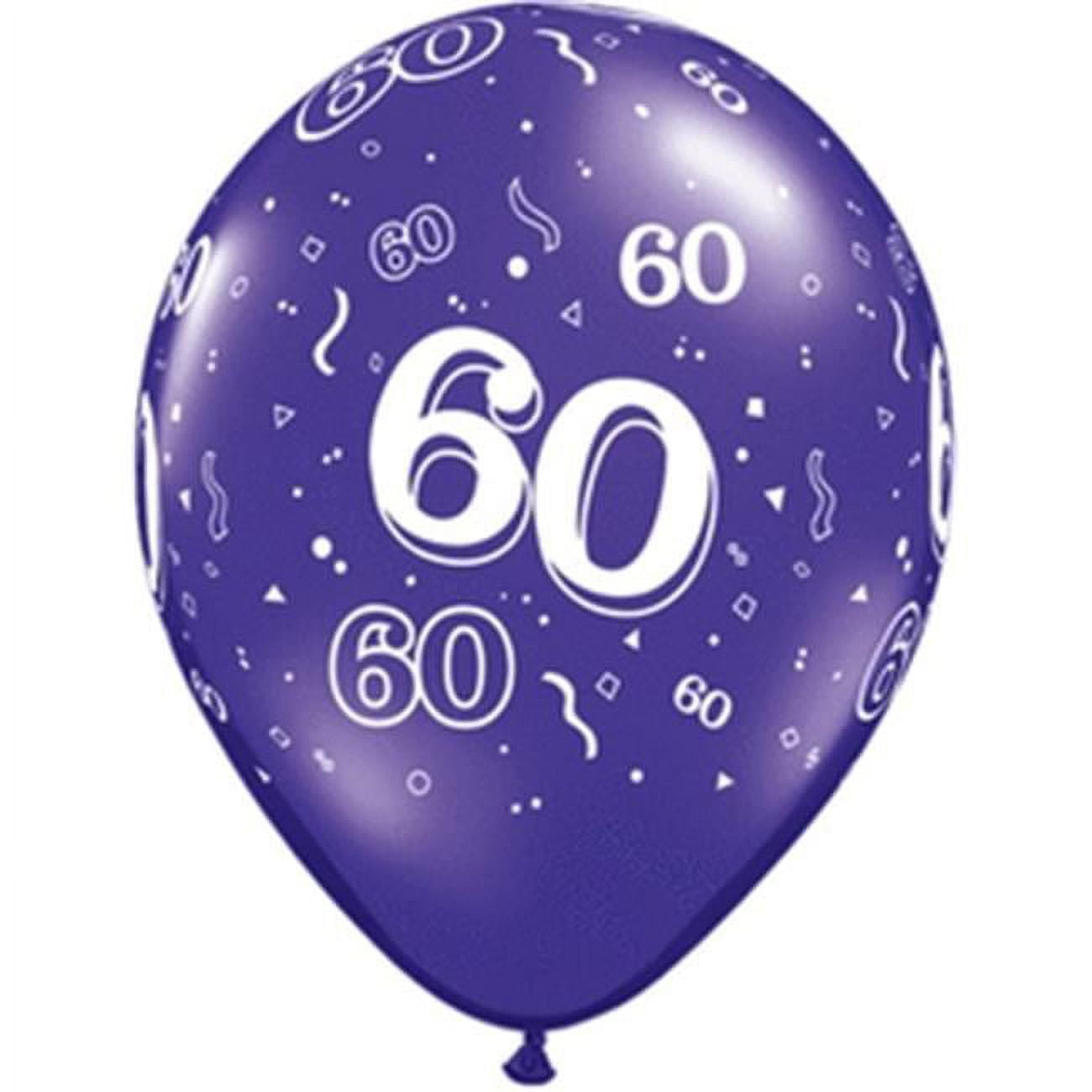 11 inch Qualatex 60-A-Round - Jewel Assortment Latex Balloons (50 Pack ...