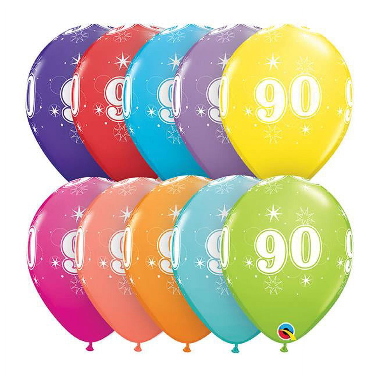 11 inch Qualatex 90-A-Round (6 Pk) Latex Balloons (6 Pack) - Party ...