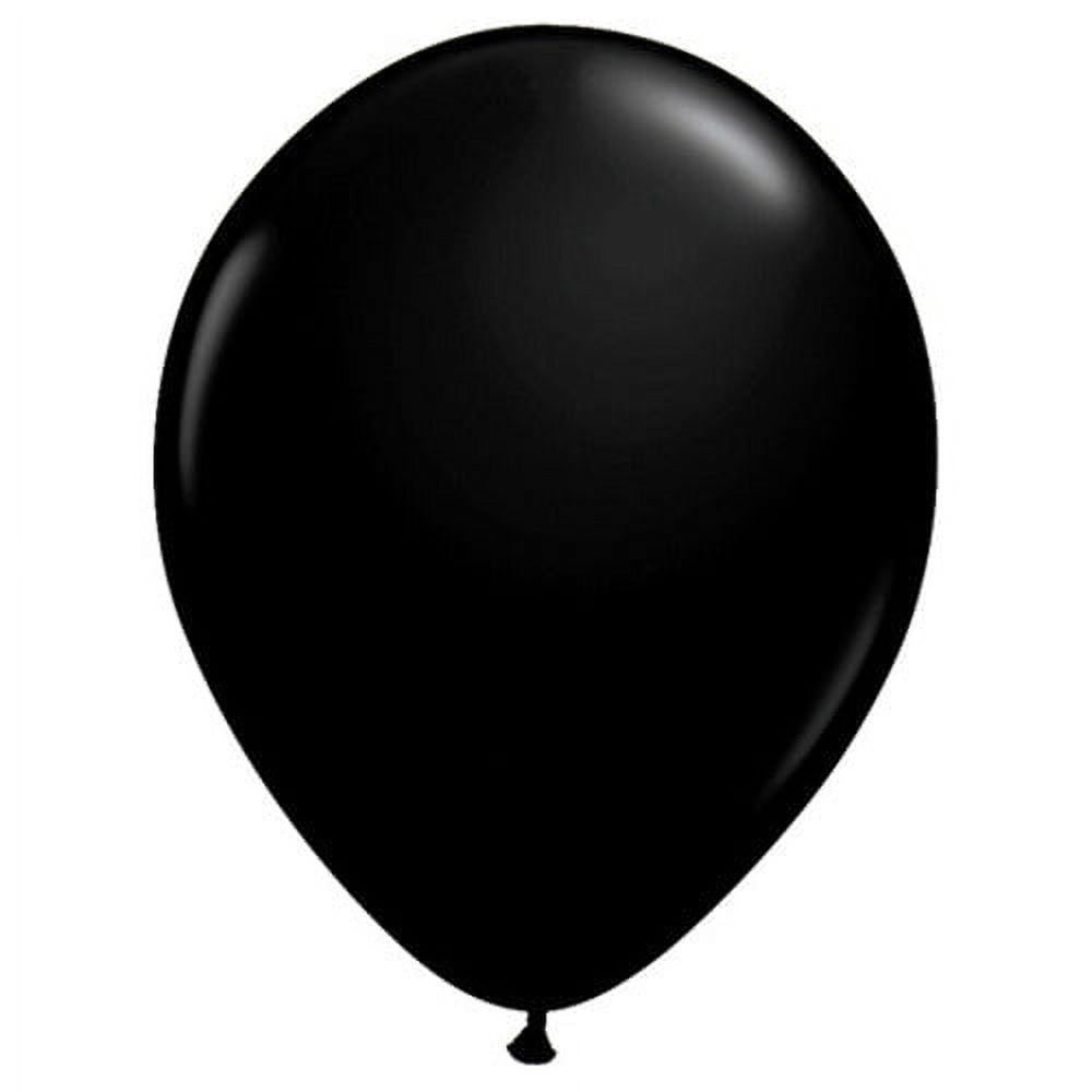11 inch Qualatex Onyx Black Latex Balloons (10 Pack) - Party Supplies ...