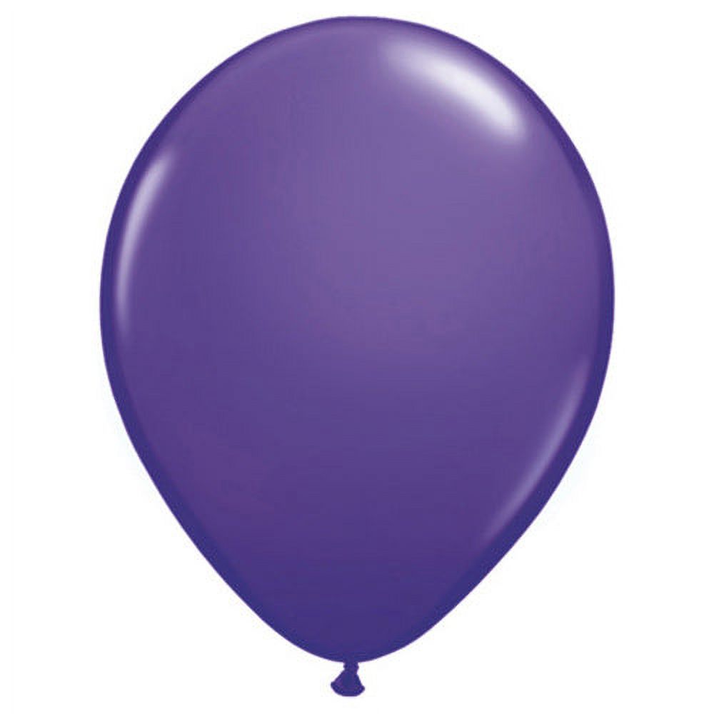 11 inch Qualatex Purple Violet Latex Balloons (10 Pack) - Party ...
