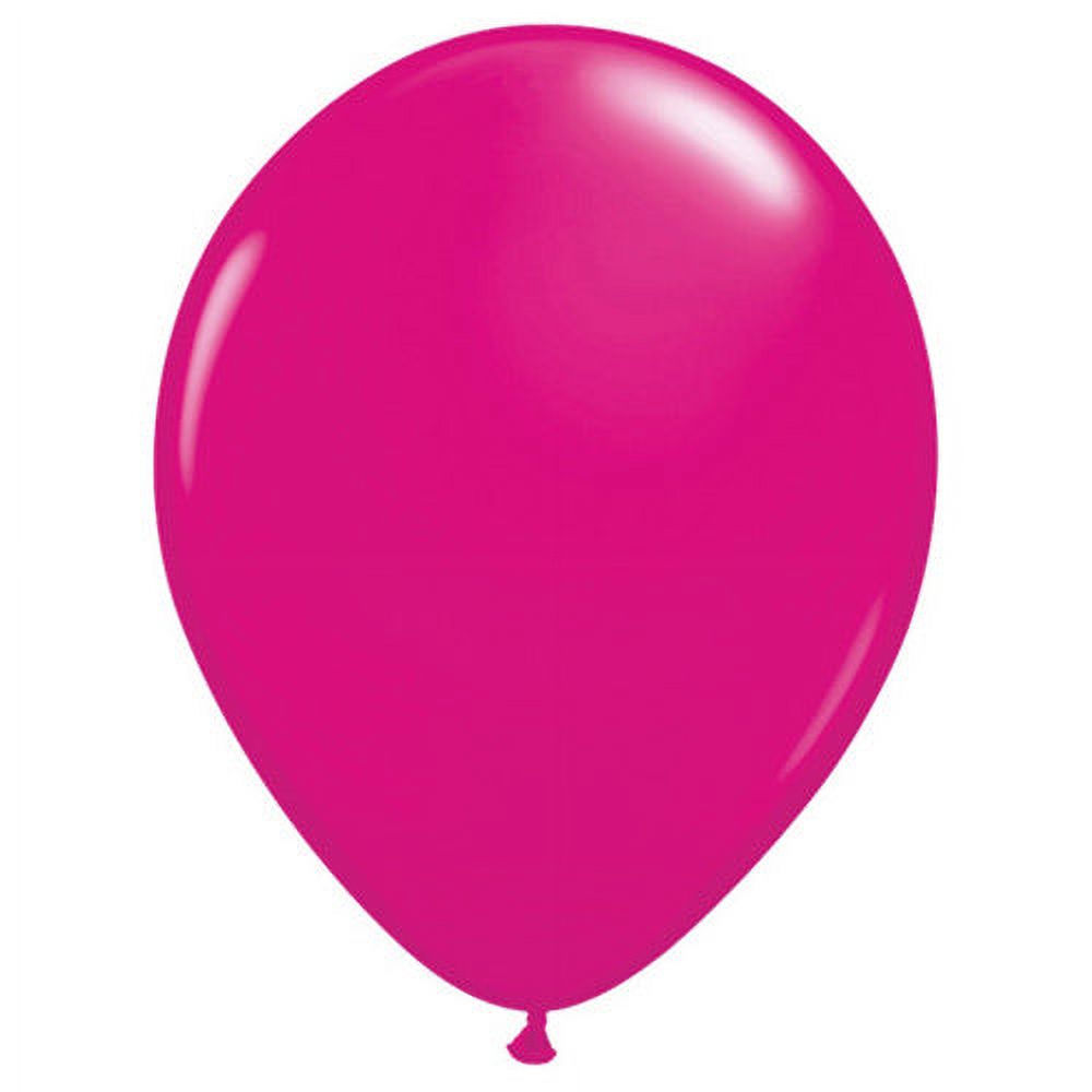 11 inch Qualatex Wild Berry Latex Balloons (10 Pack) - Party Supplies ...