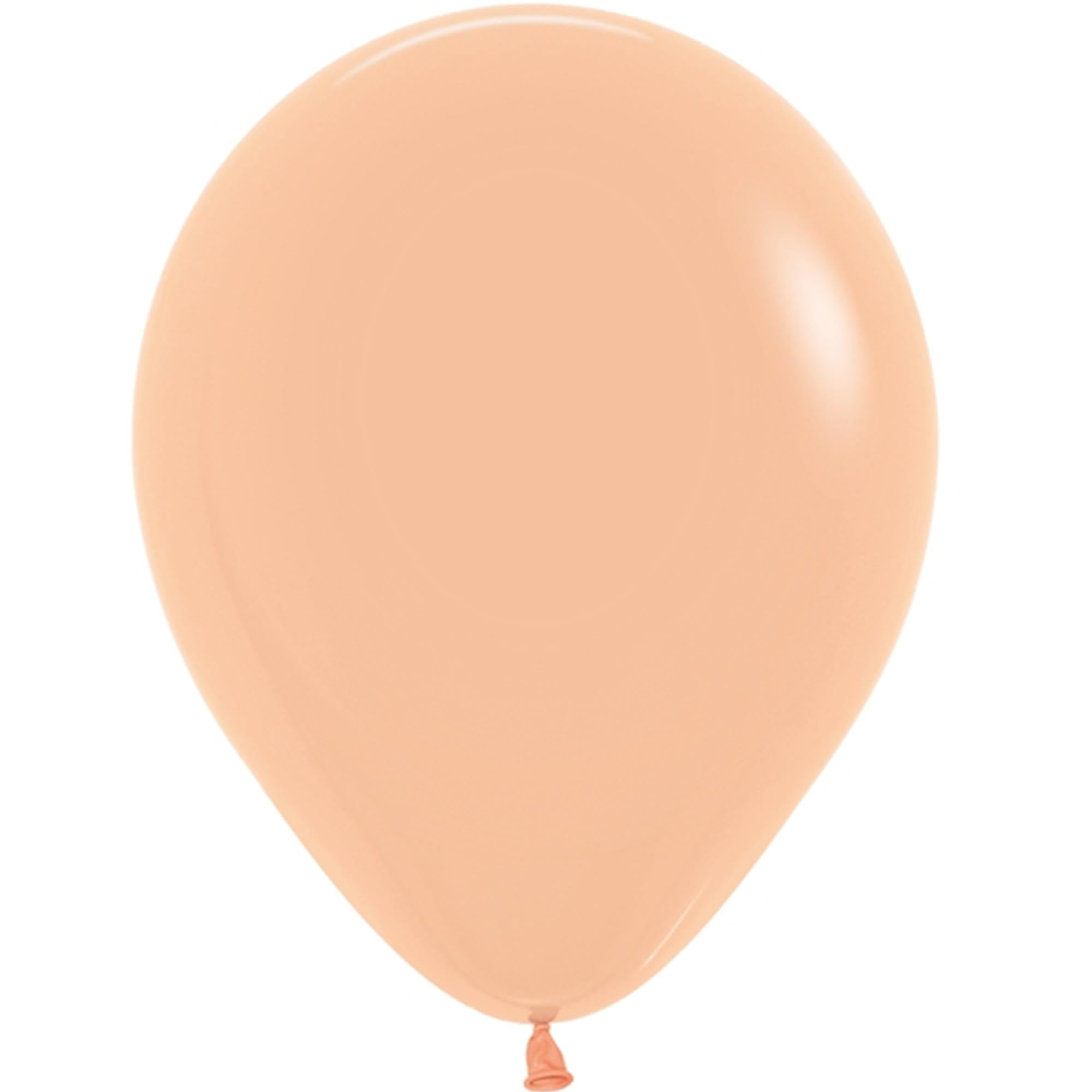 11 inch Sempertex Deluxe Peach Blush Latex Balloons (100 Pack) - Party ...