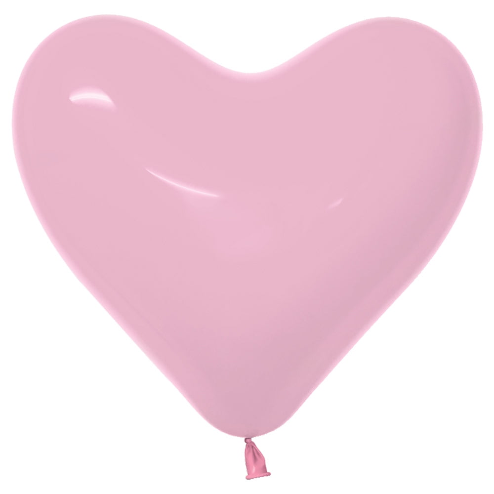11 inch Sempertex Hearts - Fashion Bubble Gum Pink Latex Balloons (50 ...