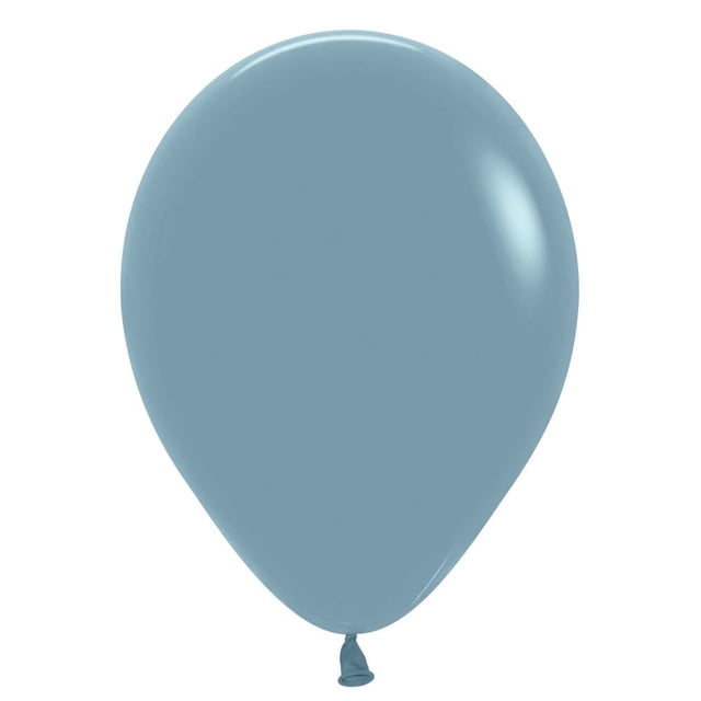 11 inch Sempertex Pastel Dusk Blue Latex Balloons (10 Pack) - Party ...