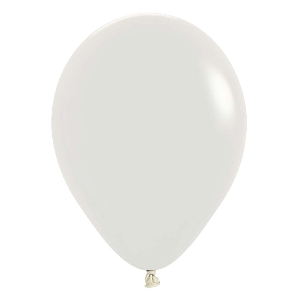 11 inch Sempertex Pastel Dusk Cream Latex Balloons (10 Pack) - Party ...