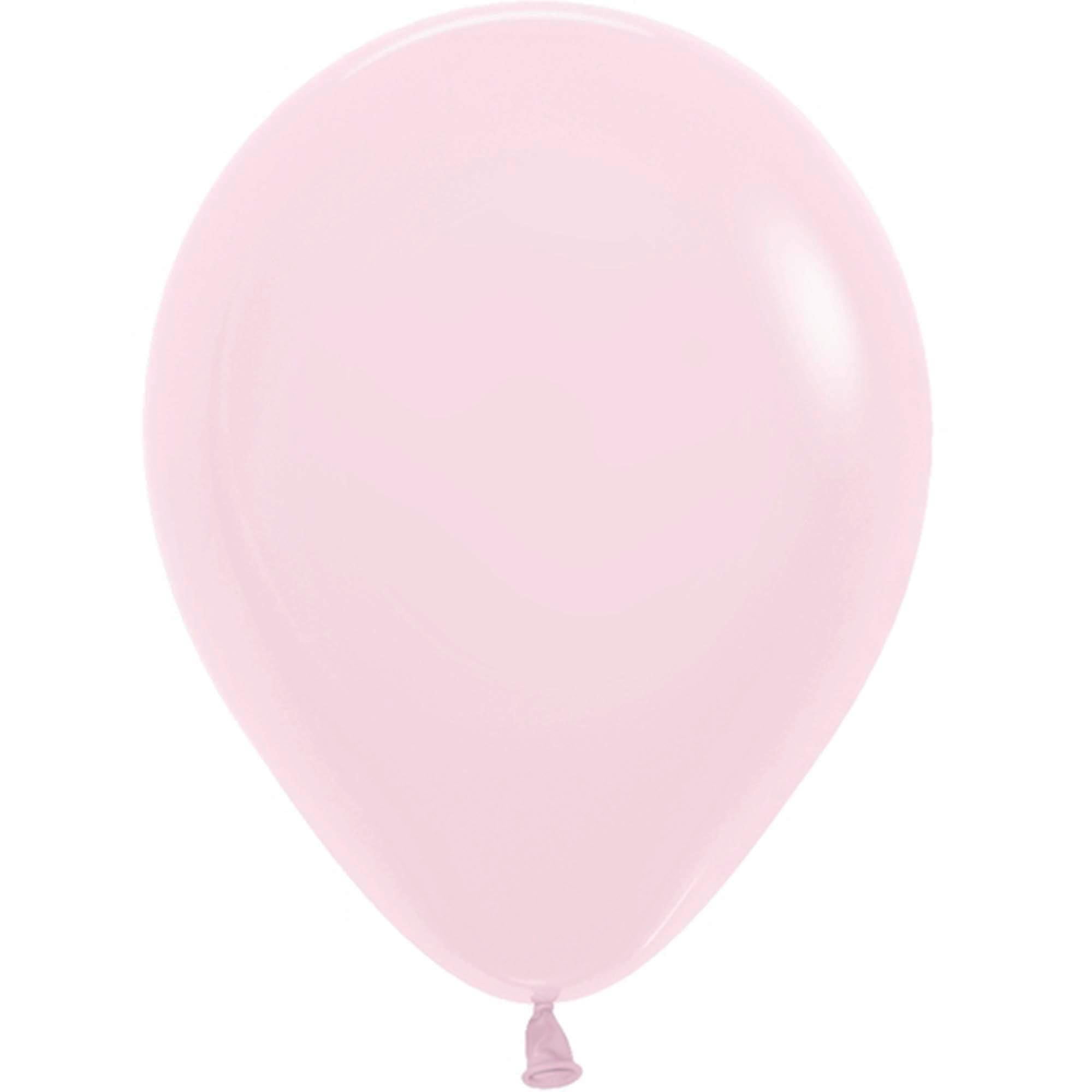 11 inch Sempertex Pastel Matte Pink Latex Balloons (100 Pack) - Party ...