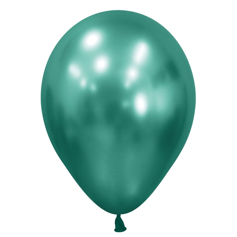 11 inch Sempertex Reflex Aurora Green Latex Balloons (10 Pack) - Party ...