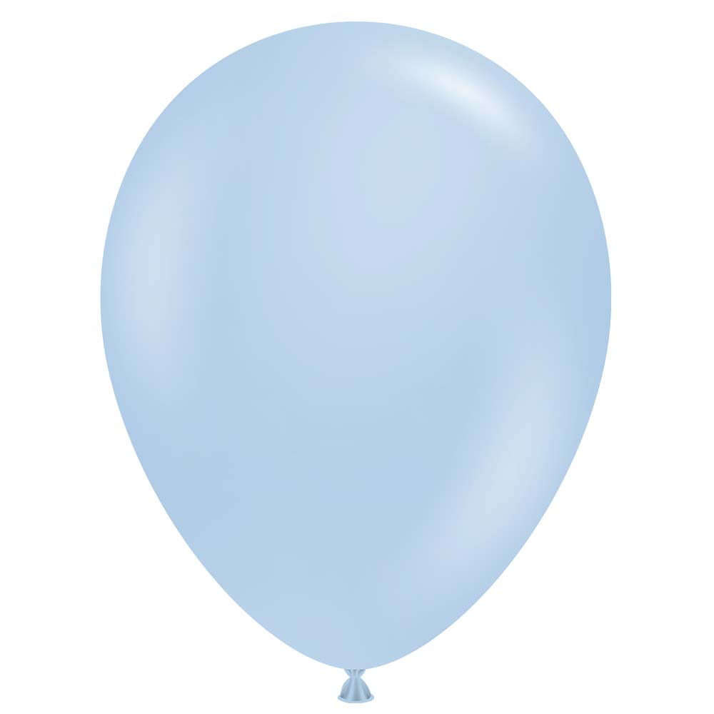 11 inch TUFTEX Monet Pastel Blue Latex Balloons (10 Pack) - Party ...