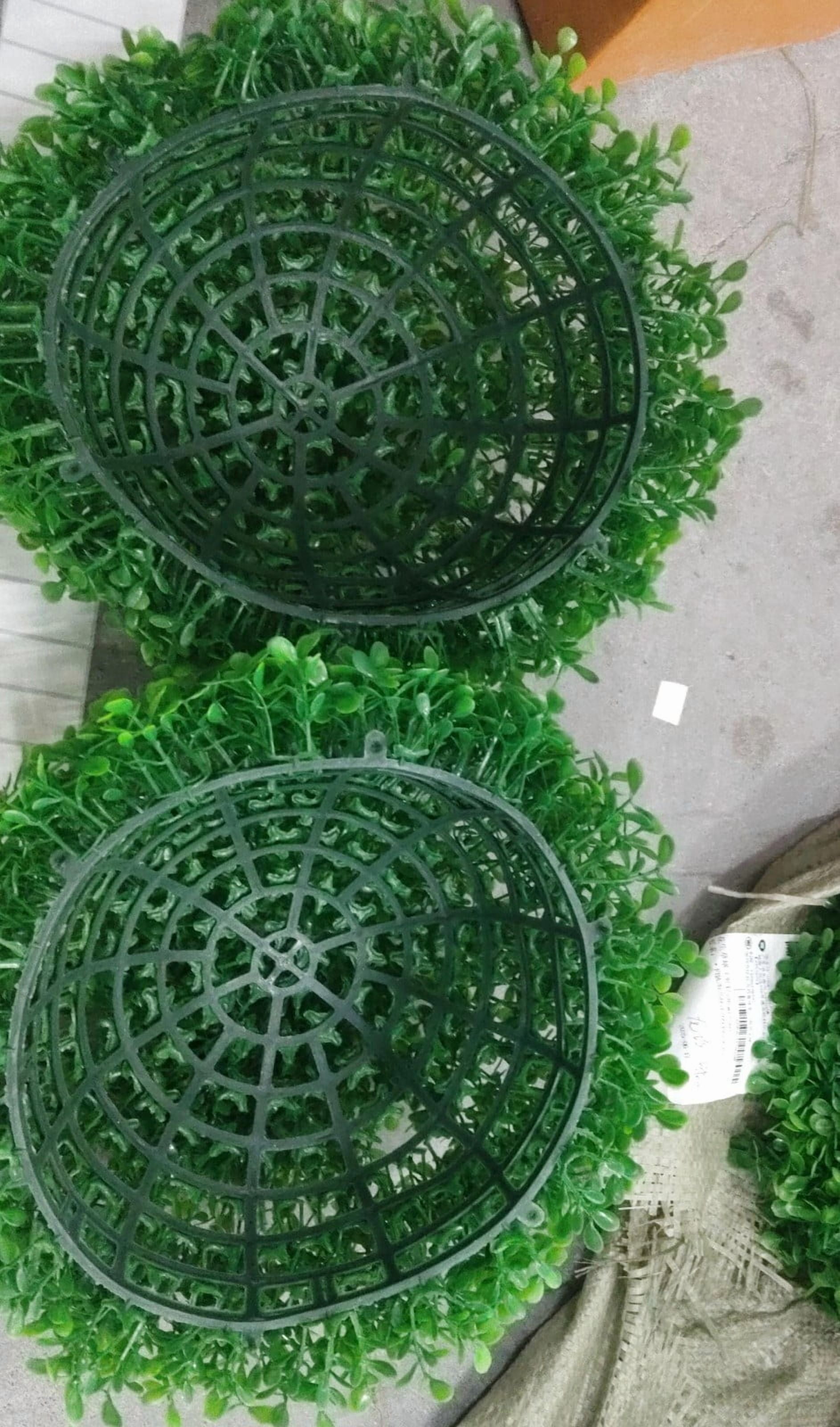 11 inches Artificial Plant Ball, Garden Artificial Topiaries Spheres ...