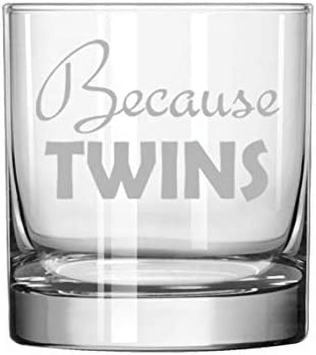 11 oz Rocks Whiskey Highball Glass Because s Parent Mom Dad - Walmart.com