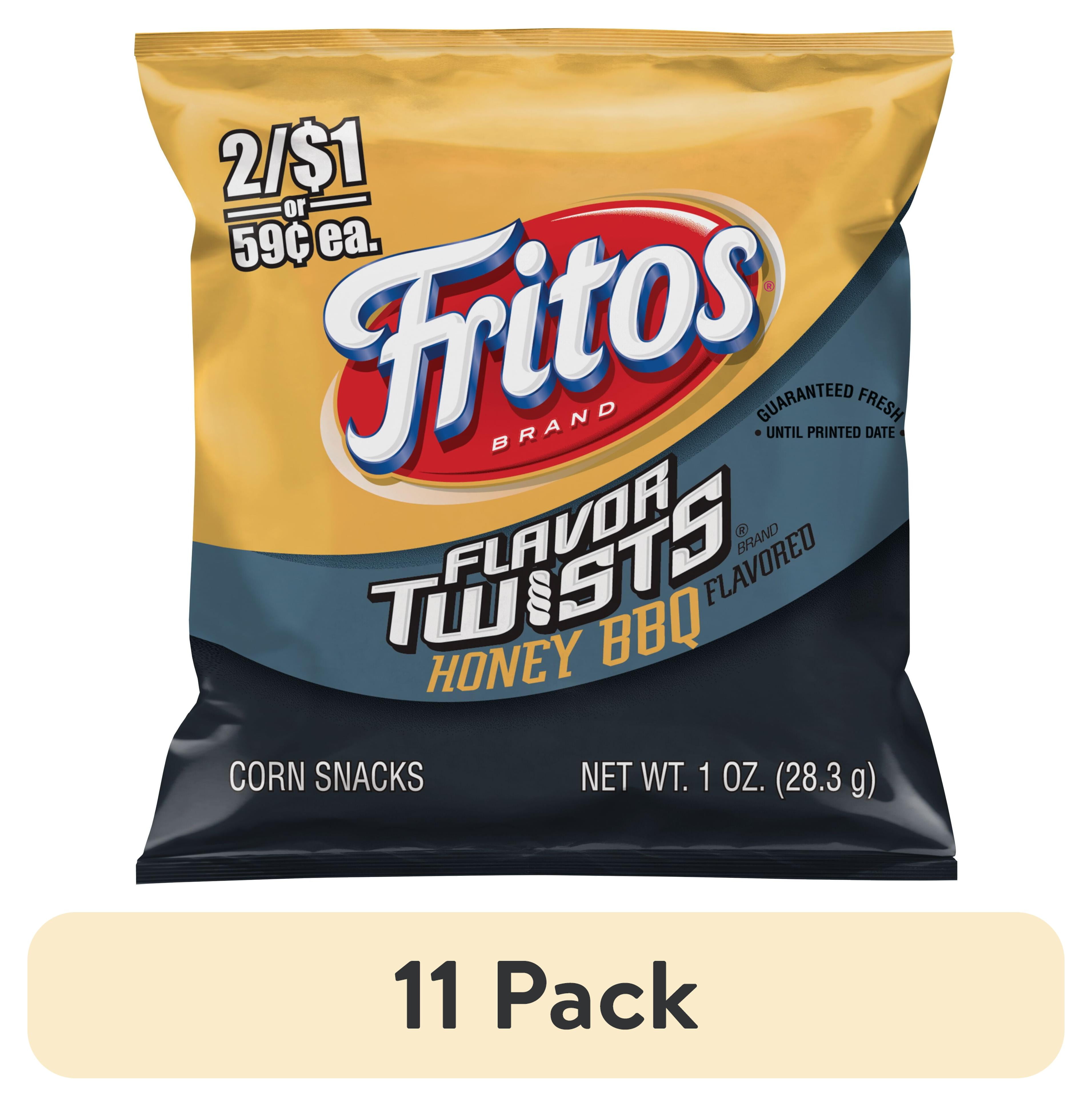 (11 pack) Fritos Flavor Twists Honey BBQ Flavored Corn Snacks Snack ...