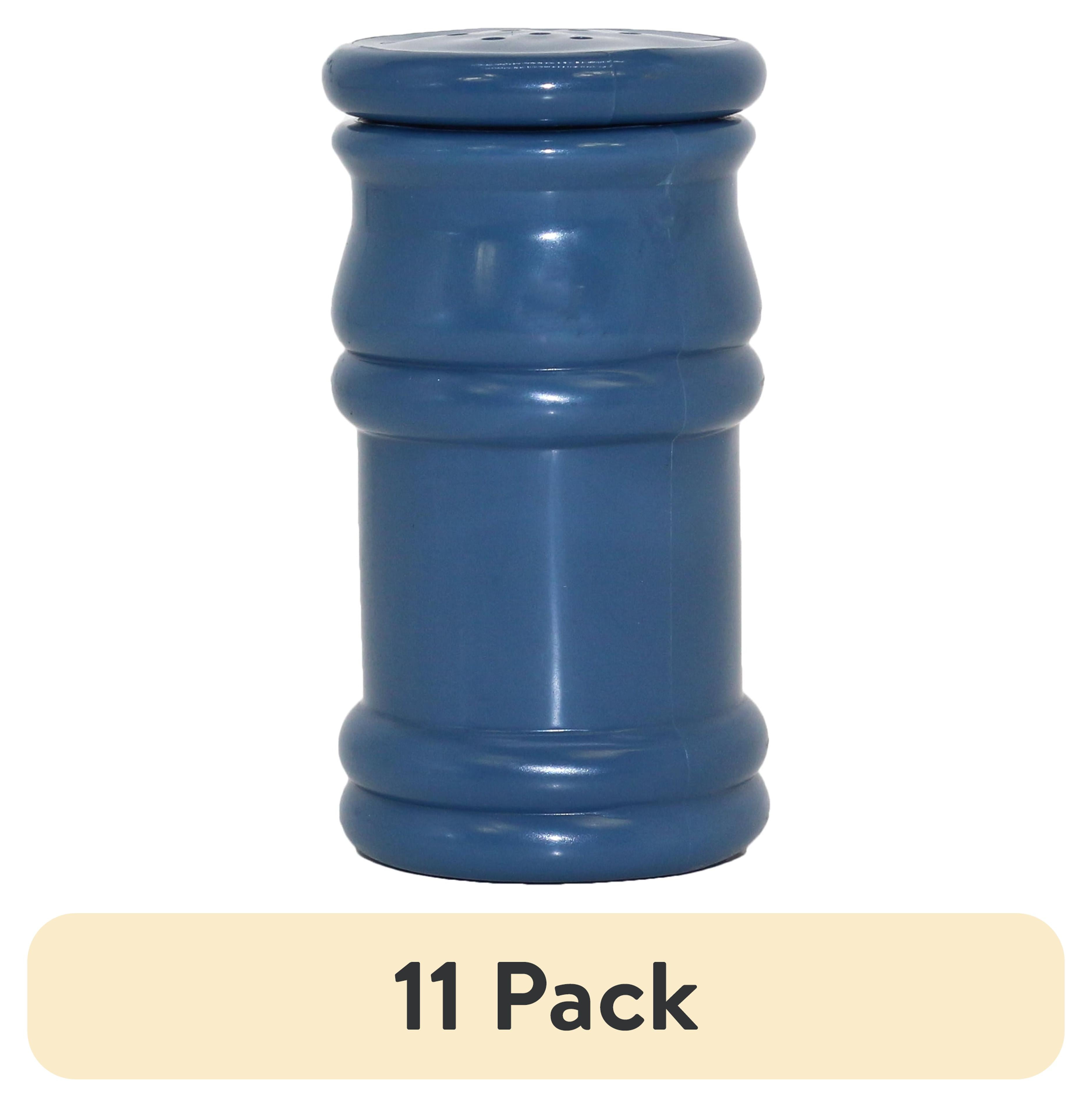(11 pack) Mainstays 1 Piece Plastic Salt or Pepper Shaker 3.25" Indigo ...