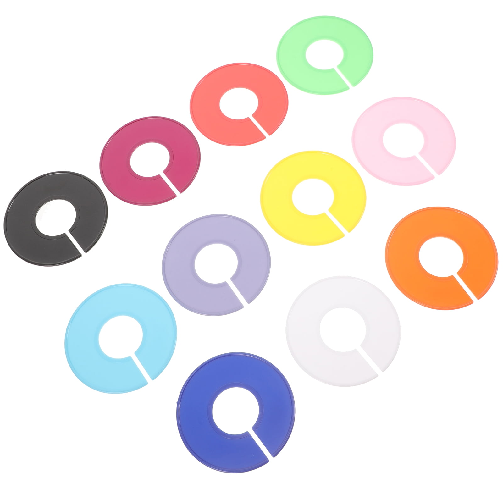 11 pcs Closet Size Dividers for Wardrobe Clothes Round Shape Clothing ...