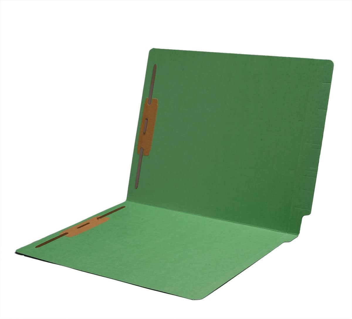 11 pt Color Folders, Full Cut 2-Ply End Tab, Letter Size, Fasteners Pos ...