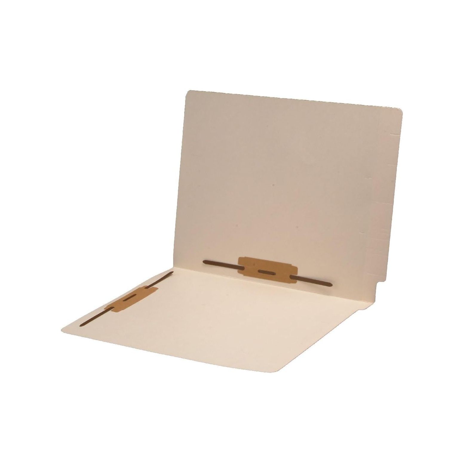 11 pt Manila Folders, Full Cut 2-Ply End Tab, Letter Size, Fastener Pos ...