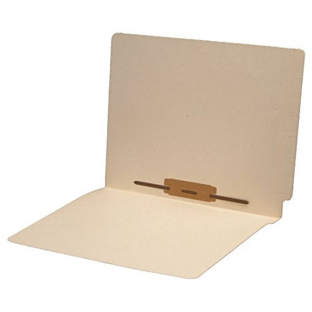 11 pt Manila Folders, Full Cut 2-Ply End Tab, Letter Size, Fastener Pos ...